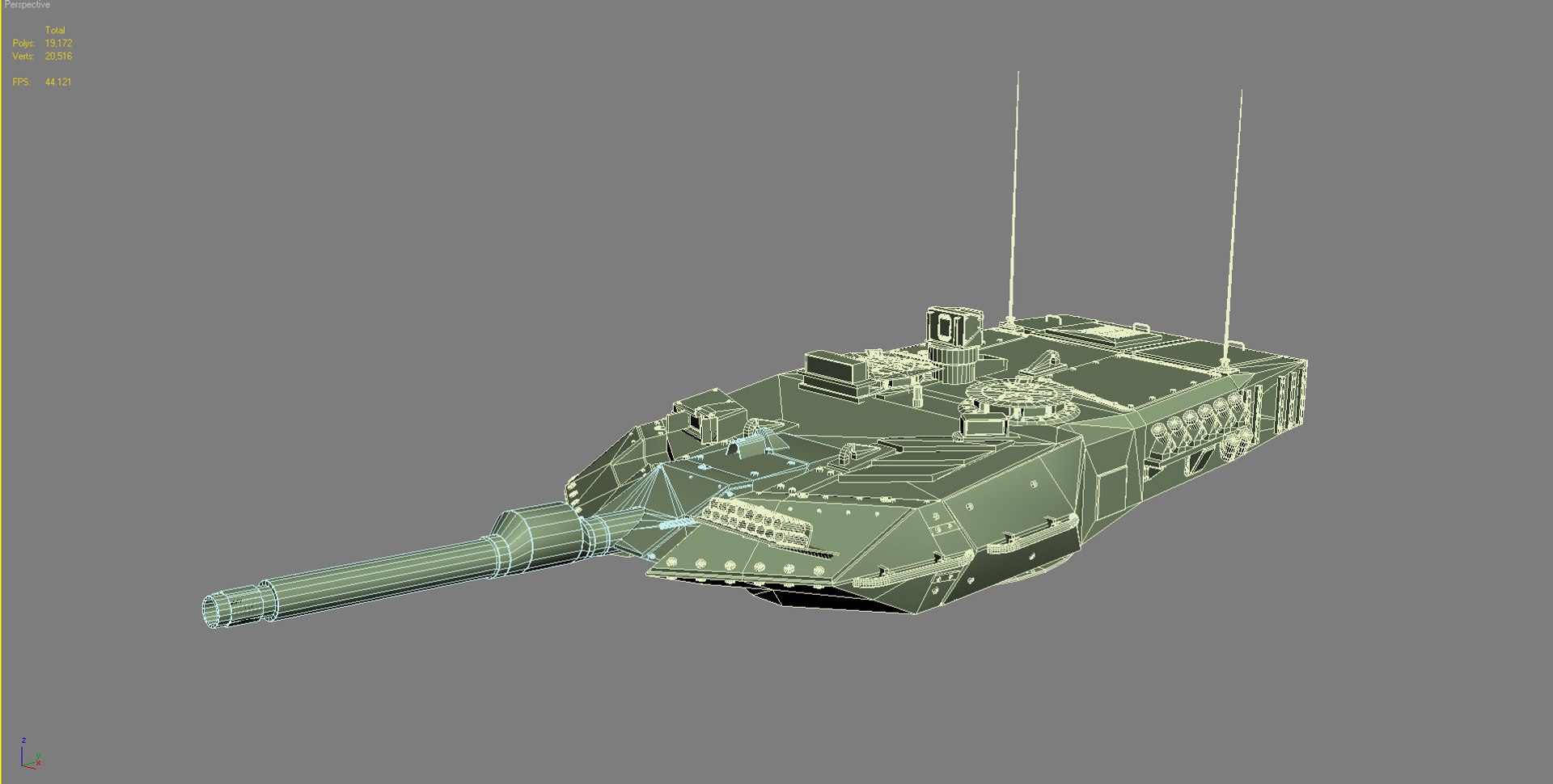 3D German Leopard 2a6 Turret - TurboSquid 1486768