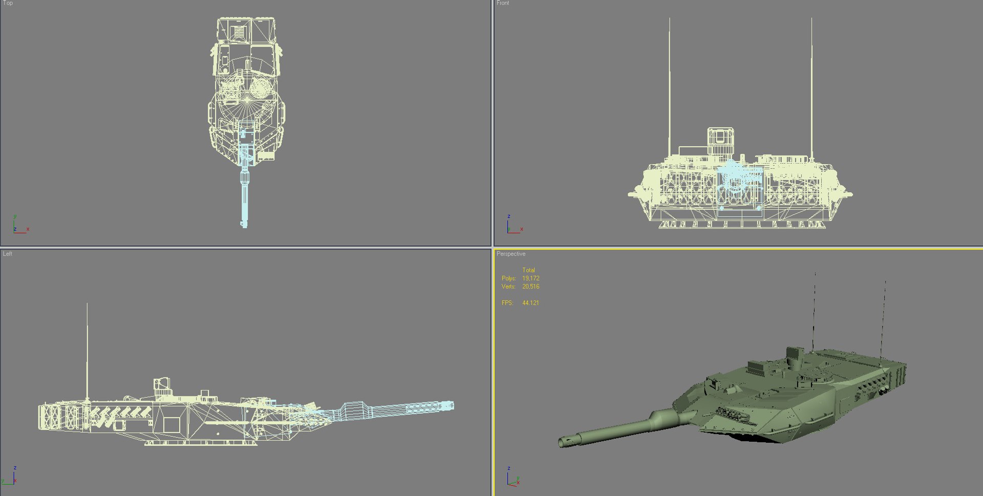 3D German Leopard 2a6 Turret - TurboSquid 1486768