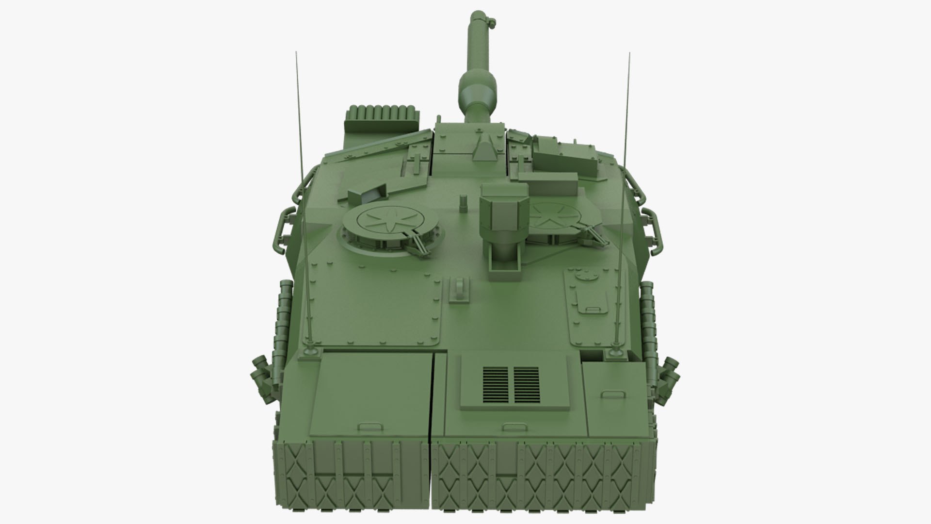 3D German Leopard 2a6 Turret - TurboSquid 1486768
