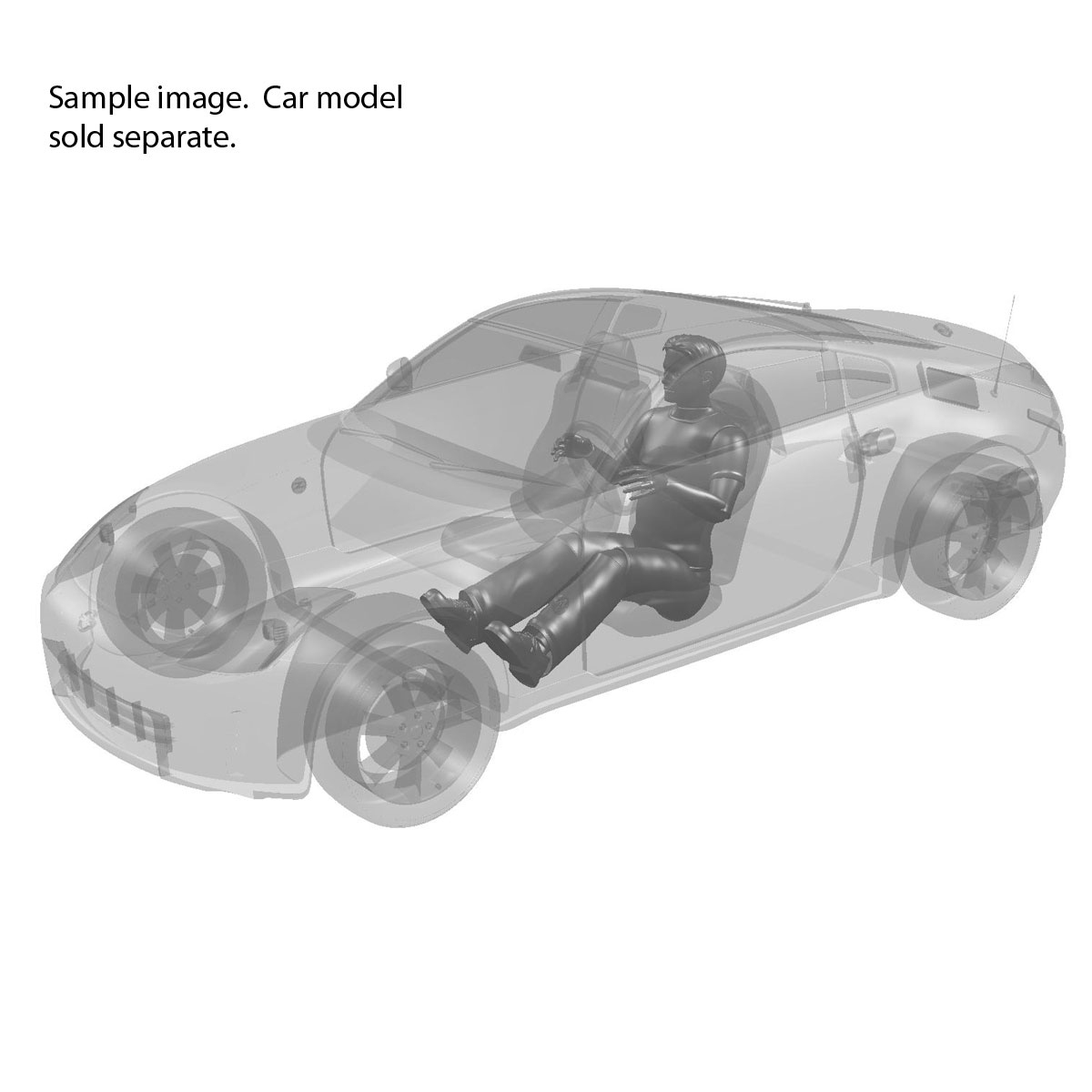 3d poseable male solidworks cad