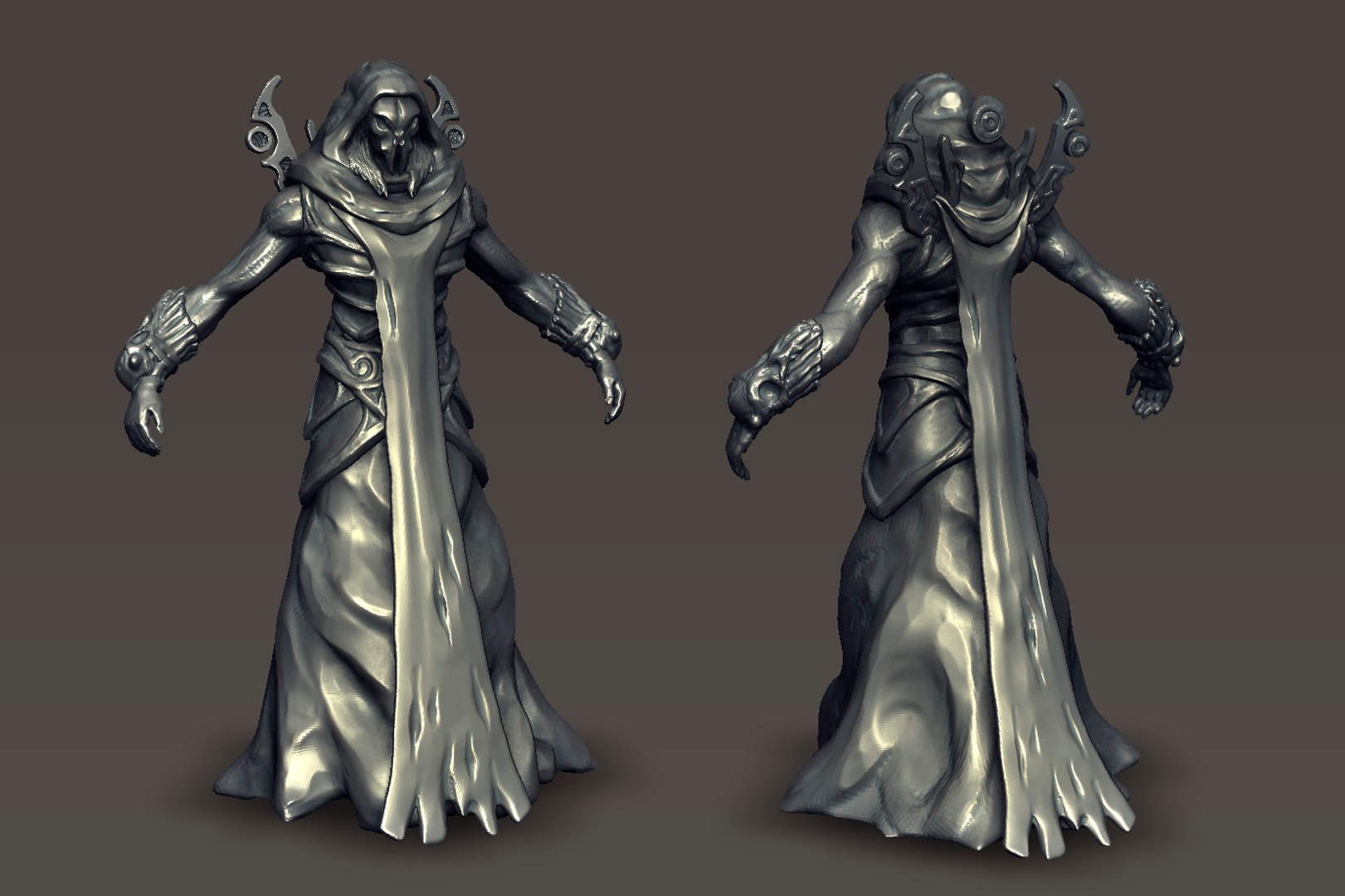 3d Model Of Necromancer Character