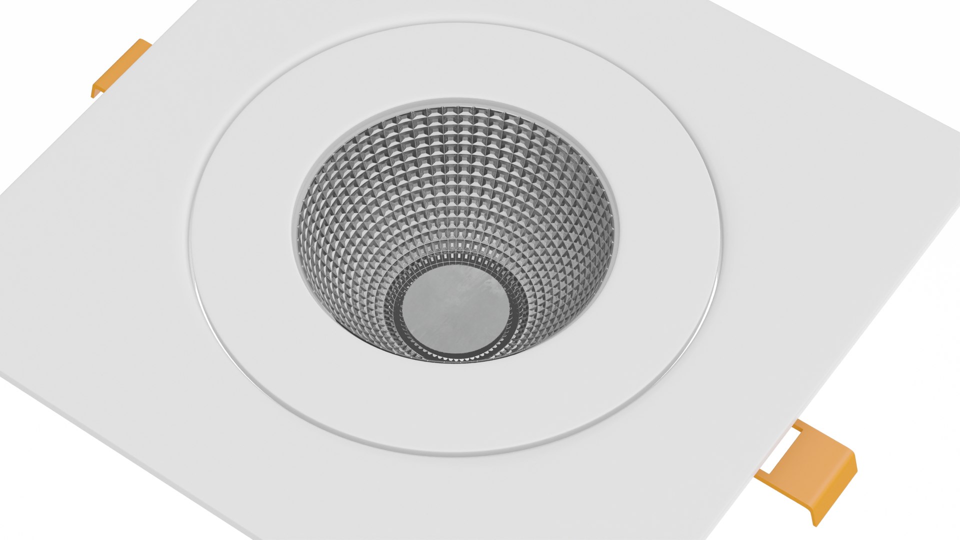 3D Model Recessed Modular Ceiling Lamp White - TurboSquid 2076469