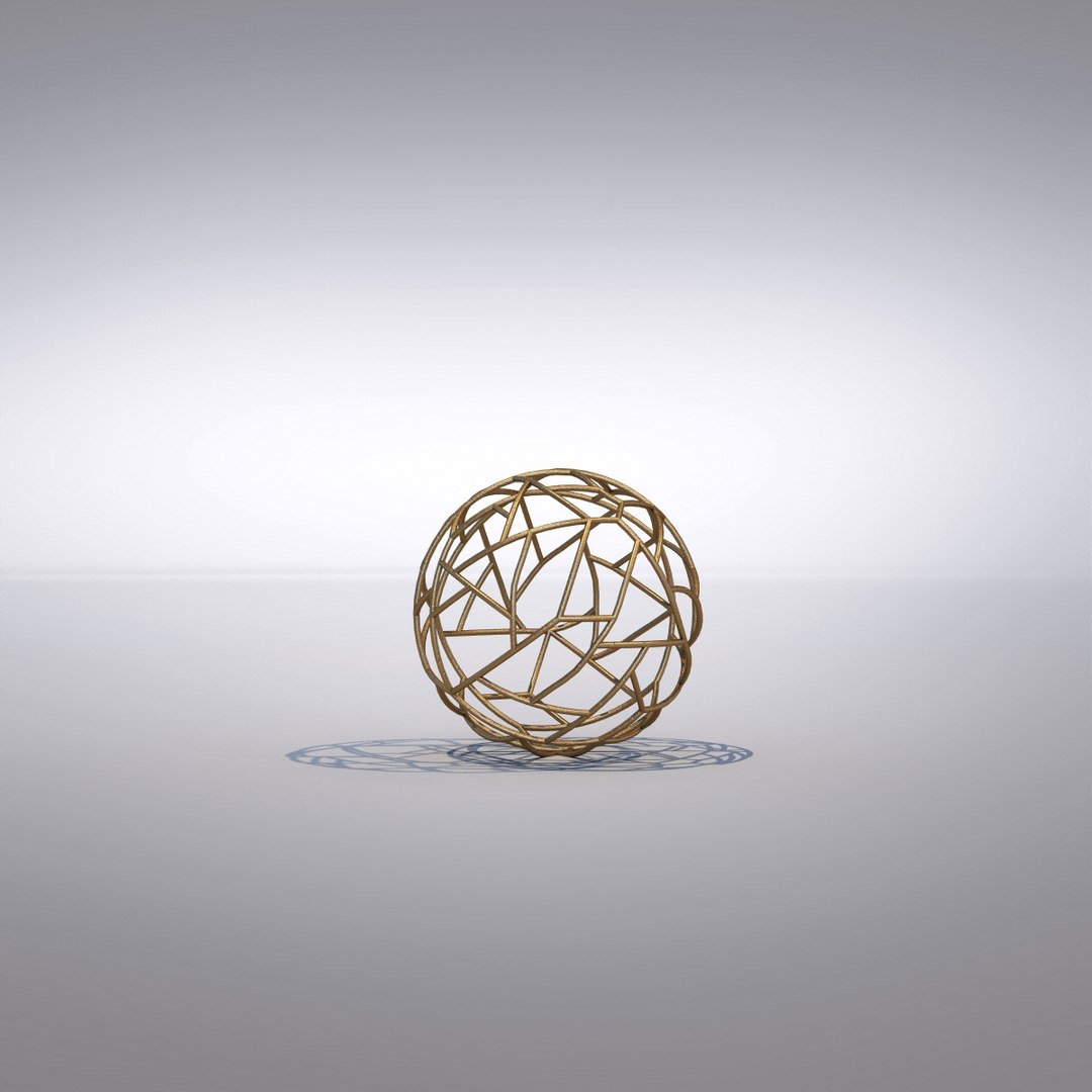 decorative sphere fbx