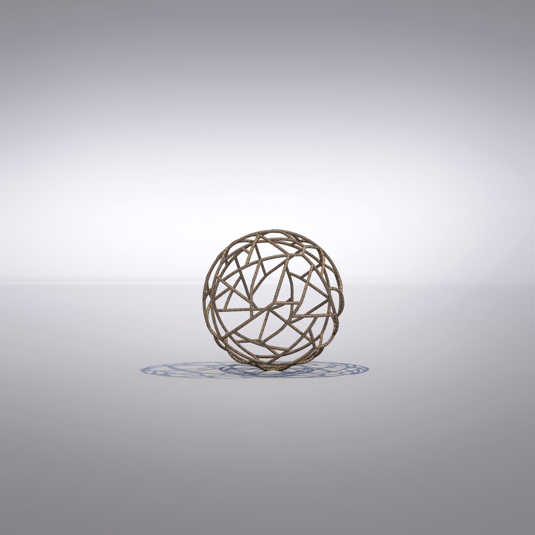 decorative sphere fbx