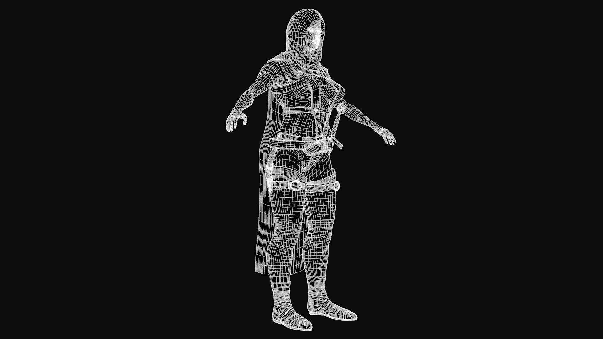 3D Warrior Woman Model - TurboSquid 2212957