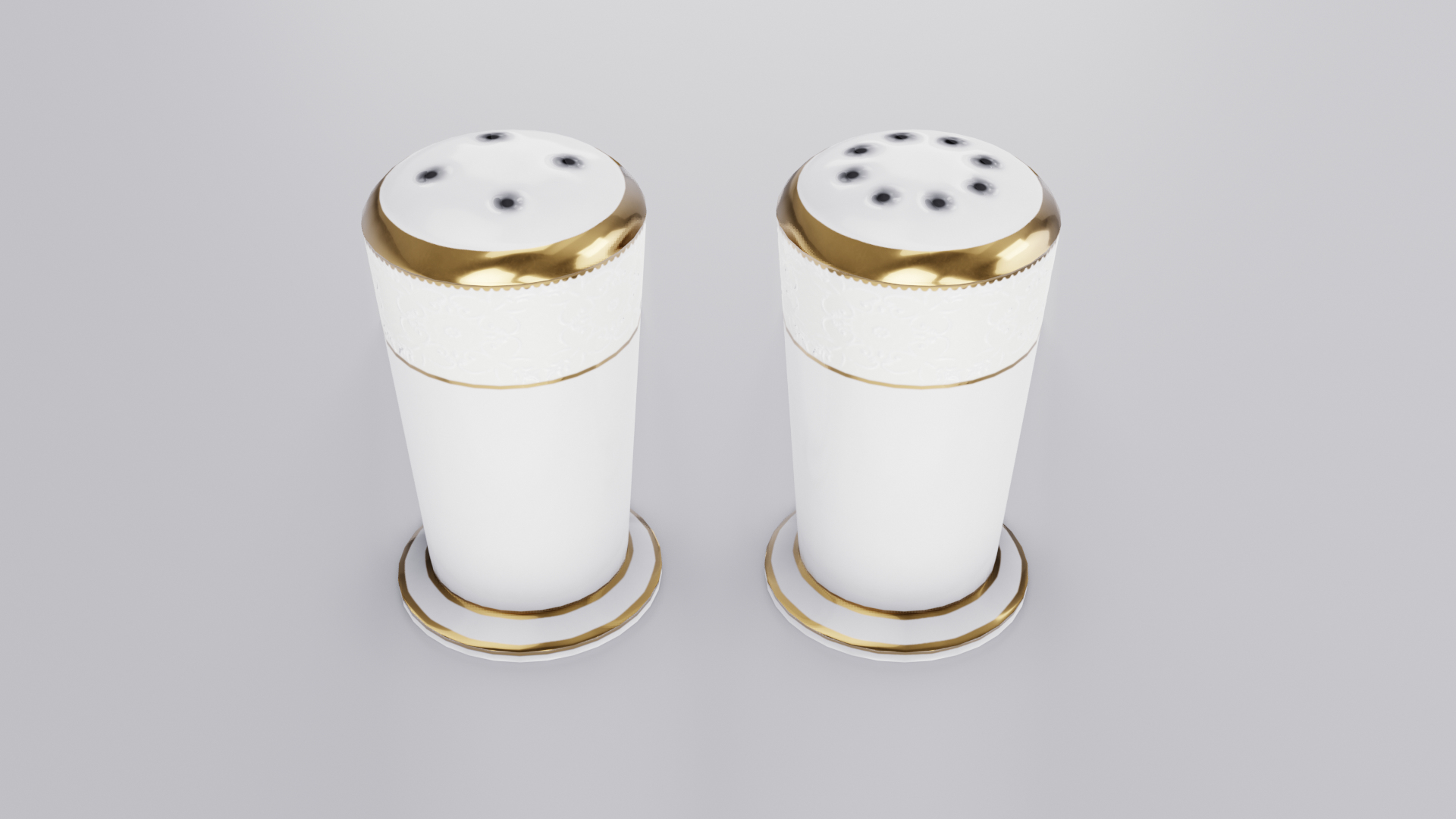 Chinese Salt Pepper Shakers 3D Model - TurboSquid 1510734