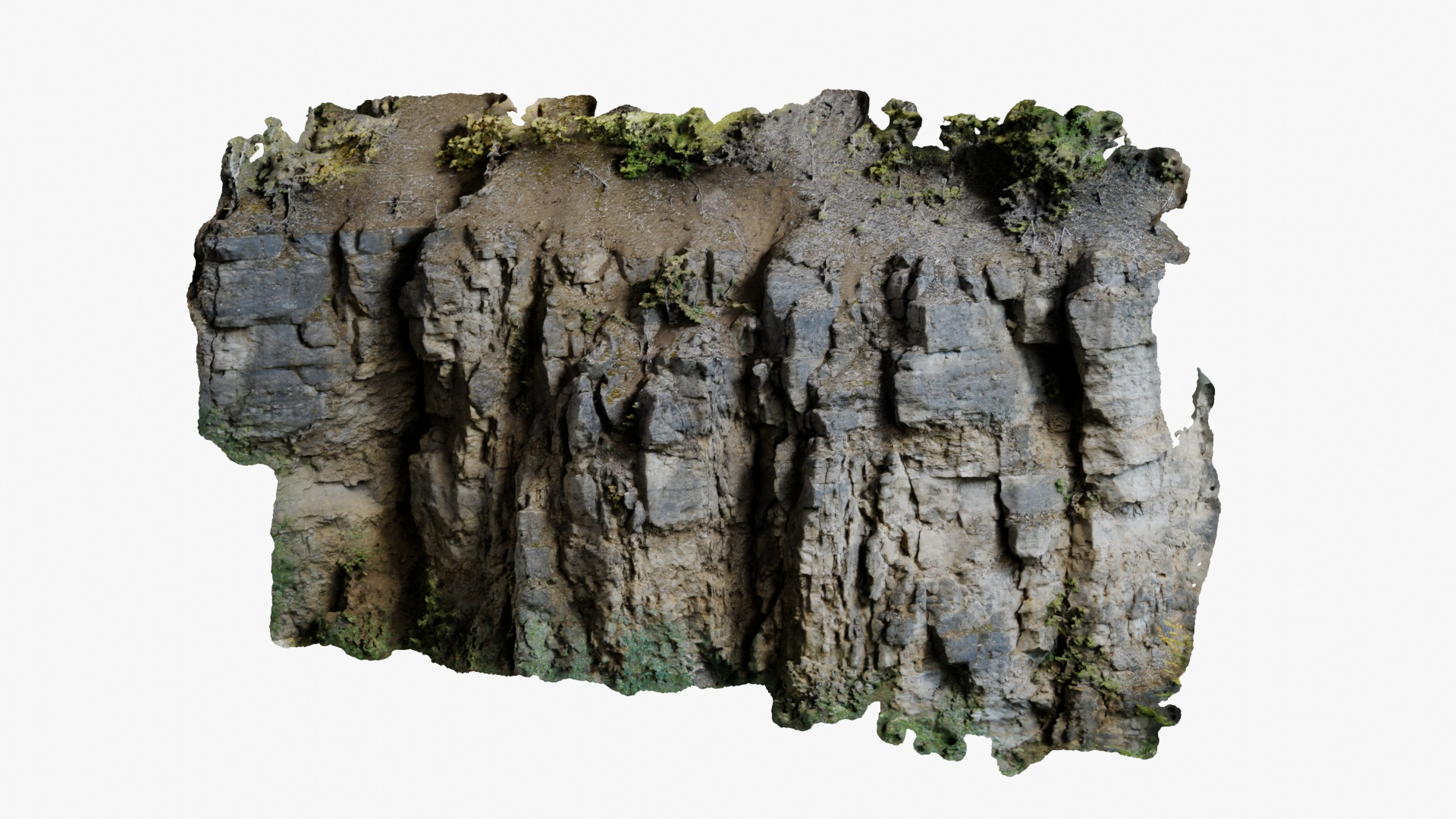 3D Huge Cliff 3D Scan - TurboSquid 1966152