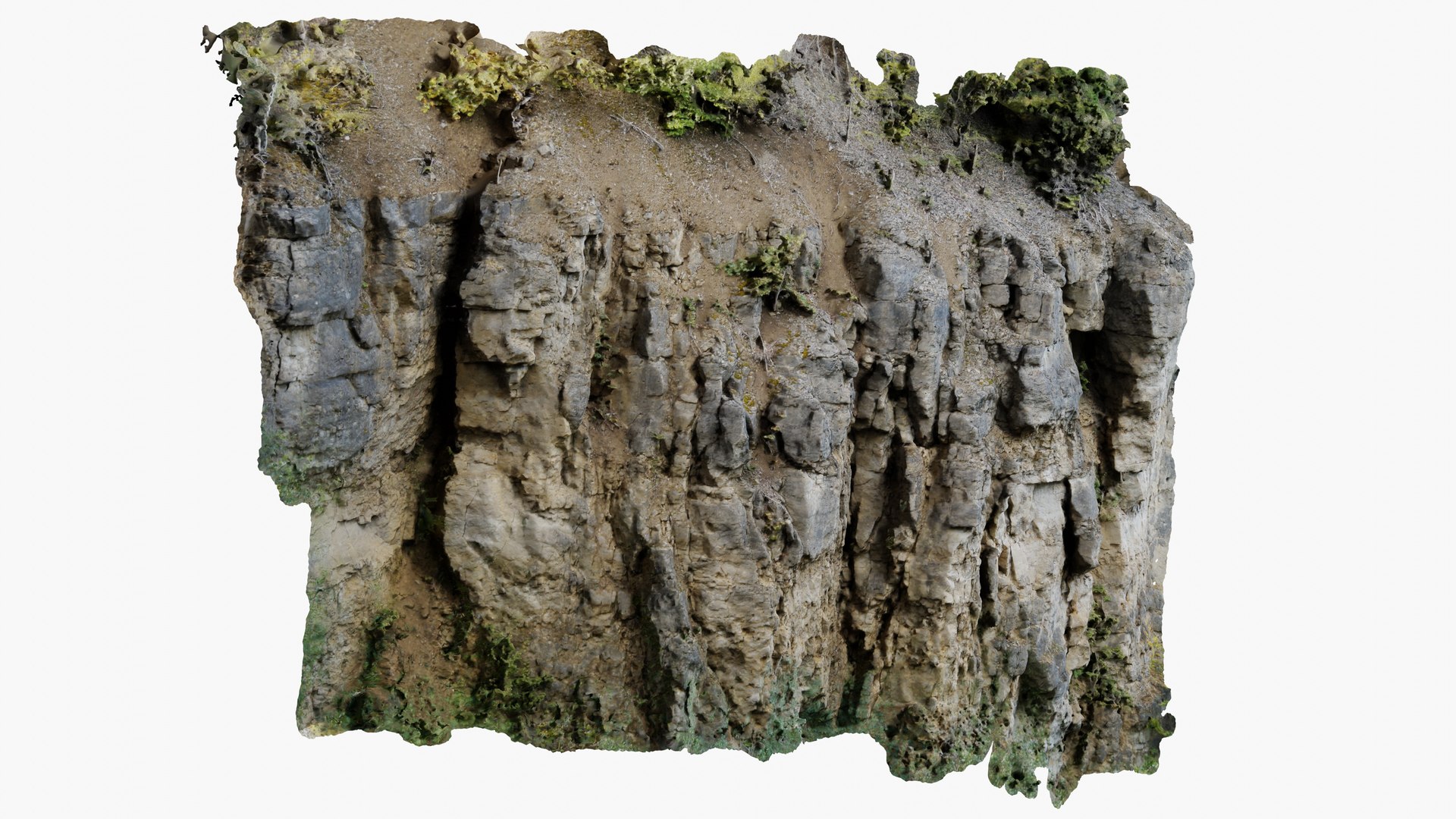 3D Huge Cliff 3D Scan - TurboSquid 1966152