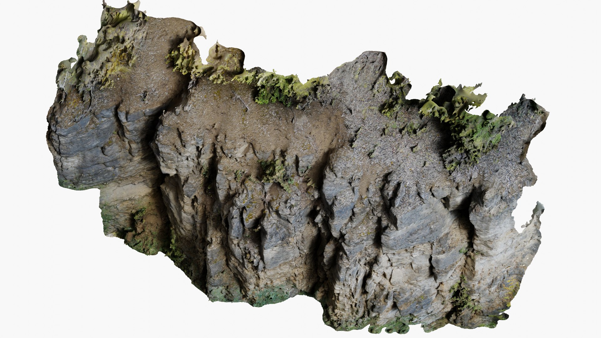 3D Huge Cliff 3D Scan - TurboSquid 1966152