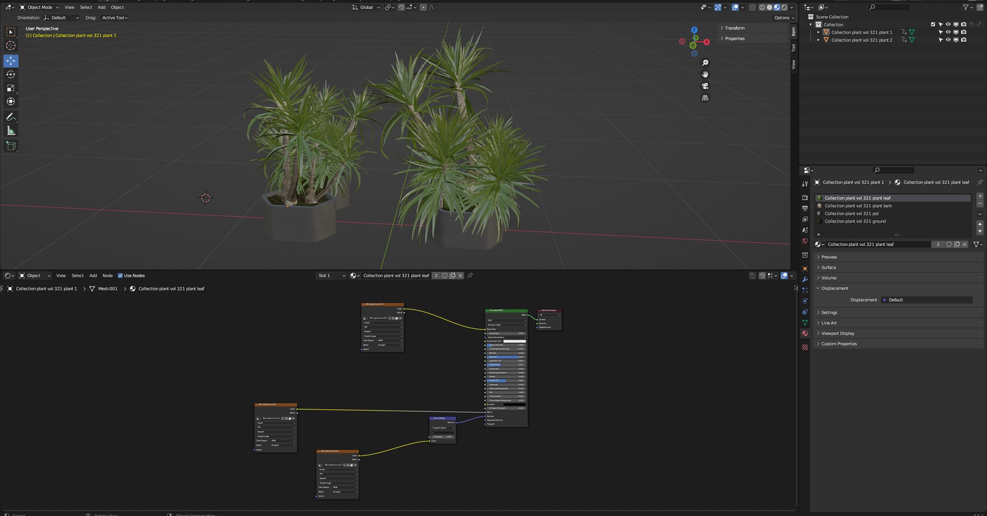 3D Collection Plant Vol 321 - Blender Model - TurboSquid 2093046