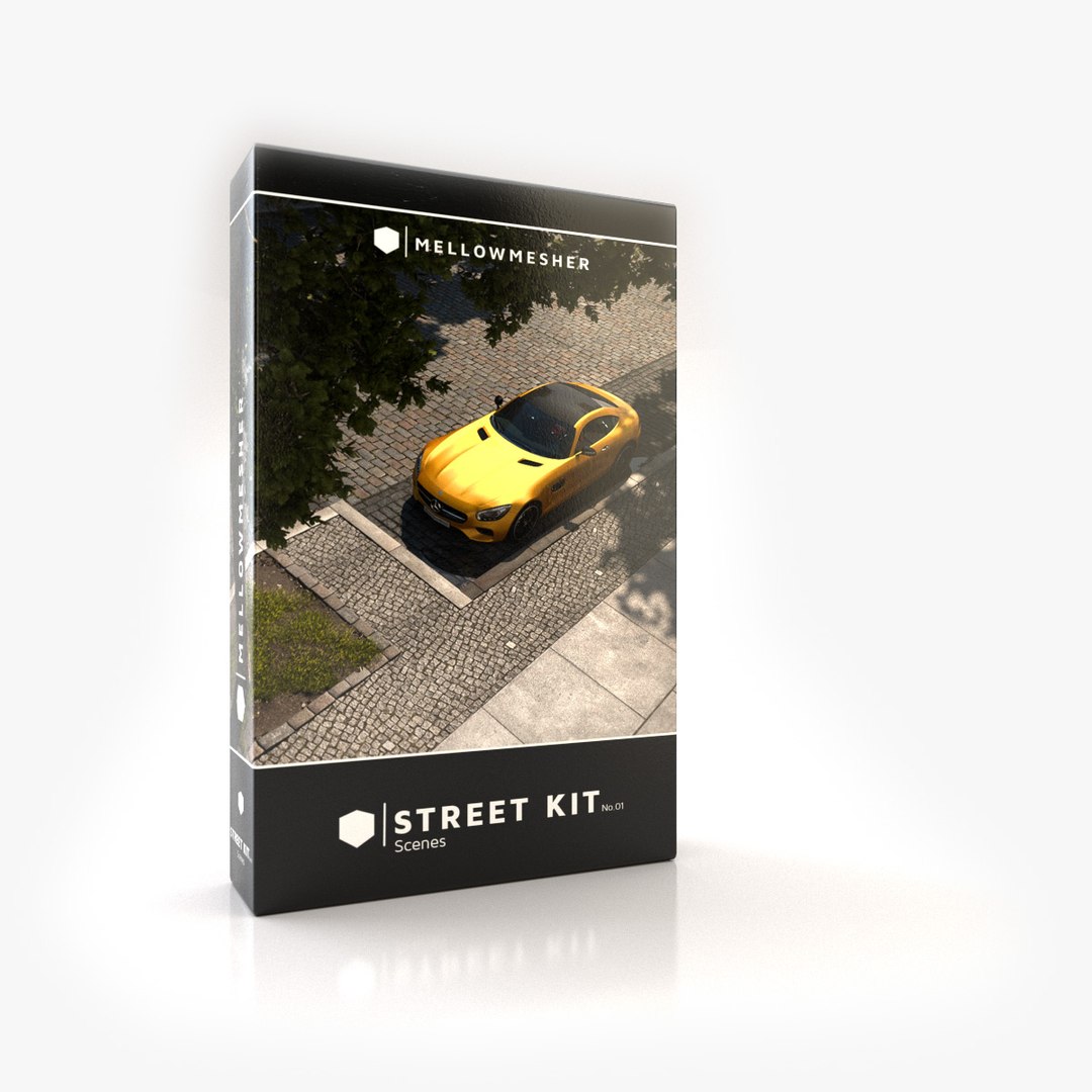 Scenes Street Kit 3D Model - TurboSquid 1211613