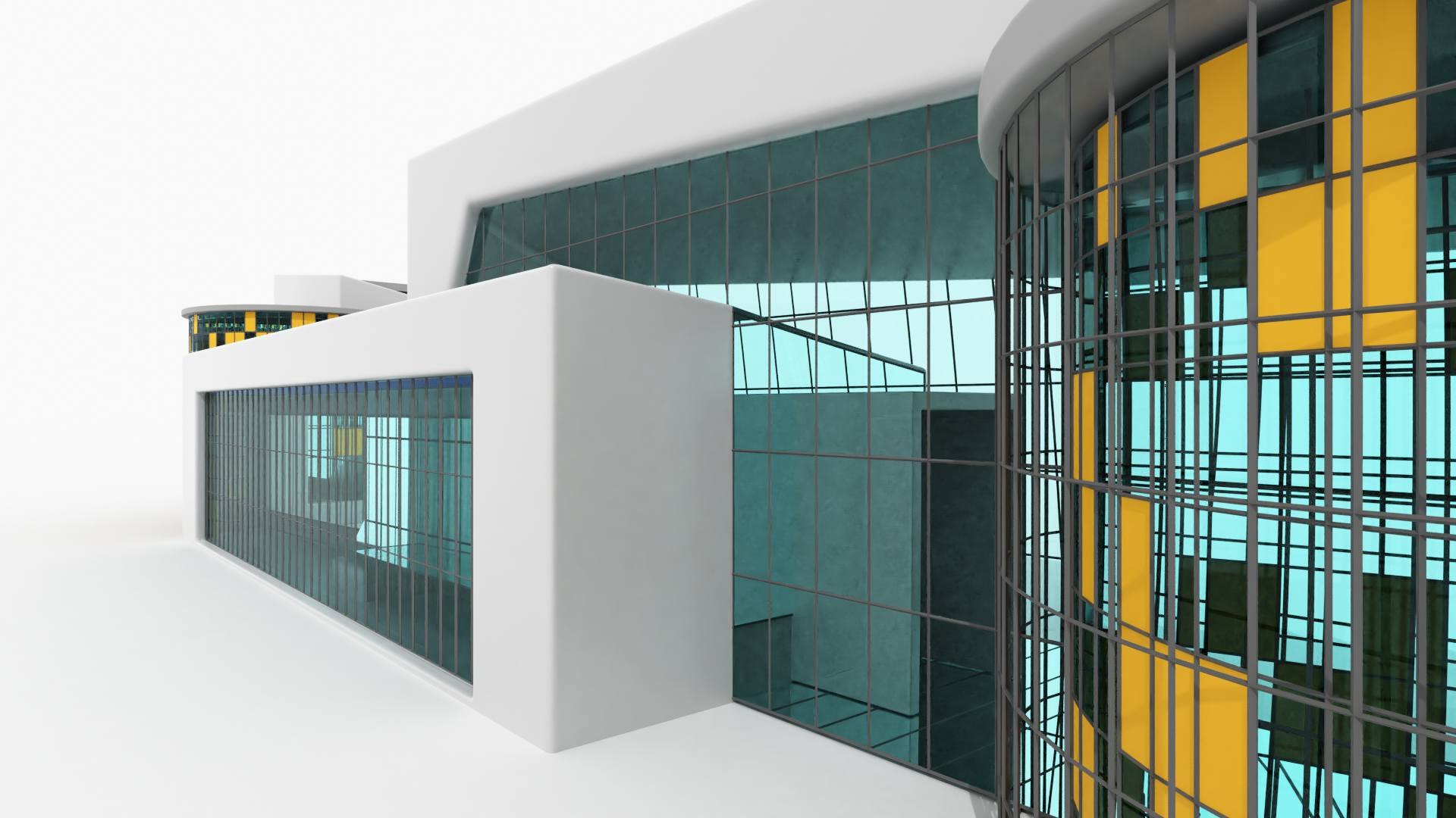 3D factory building architecture model - TurboSquid 1676185