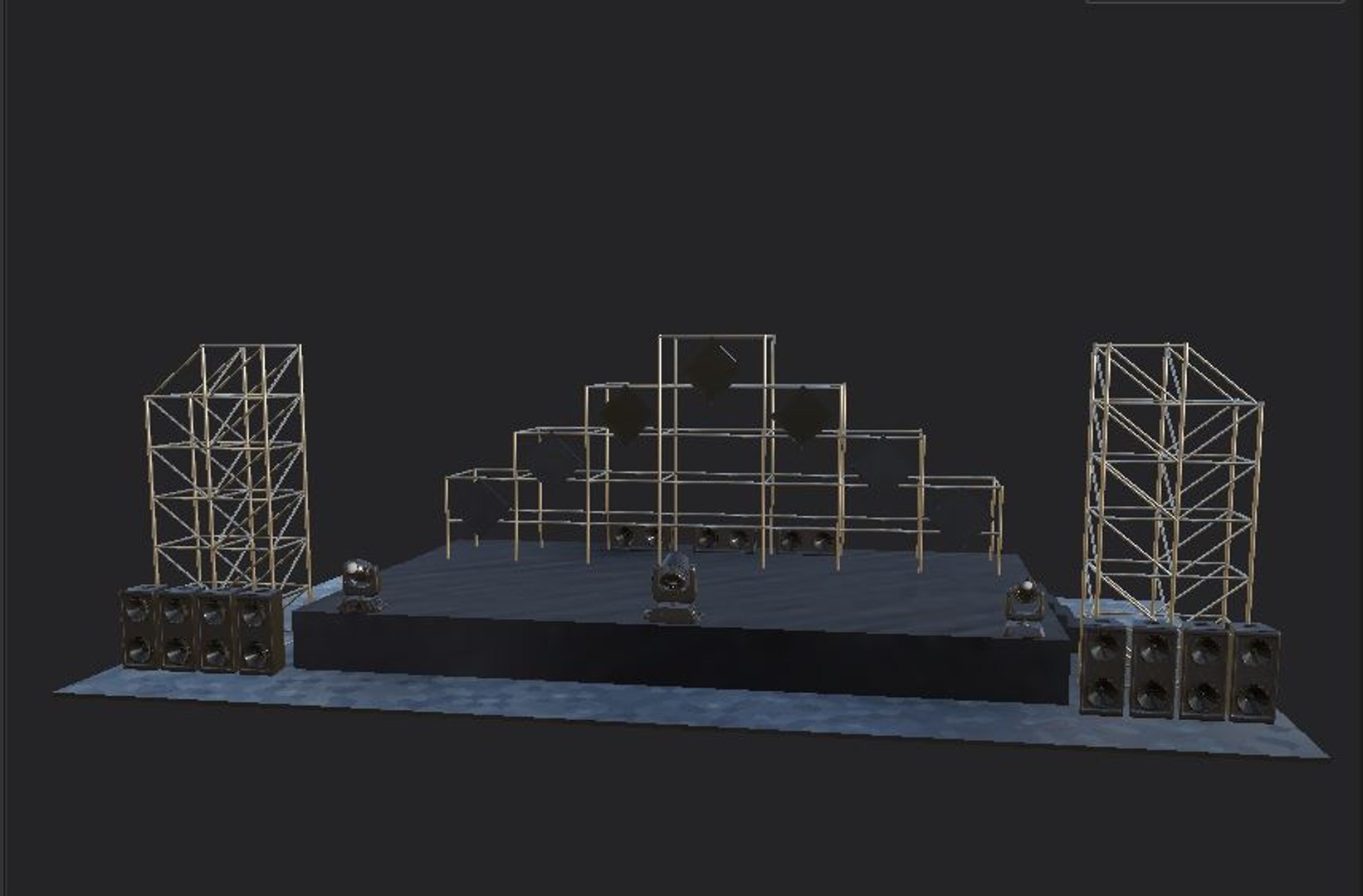 3D Stage 3D Model - TurboSquid 2332442