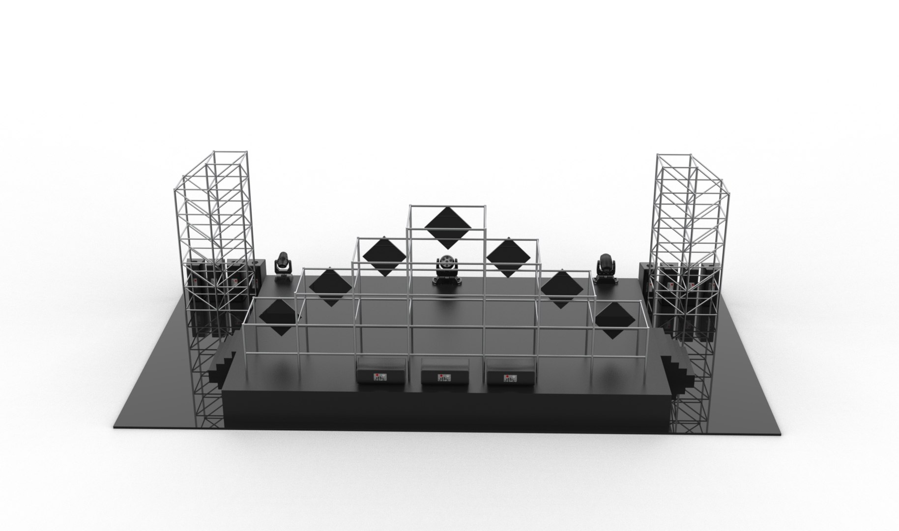 3D Stage 3D Model - TurboSquid 2332442