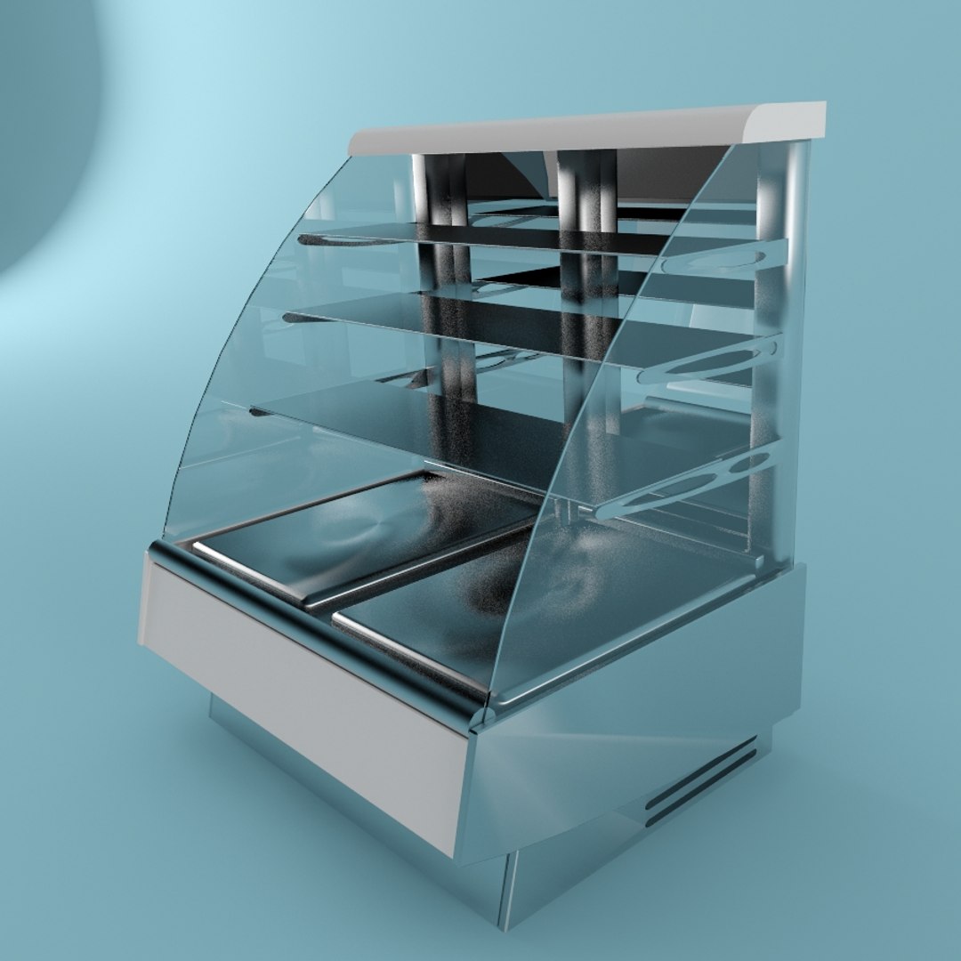 3d model of showcase