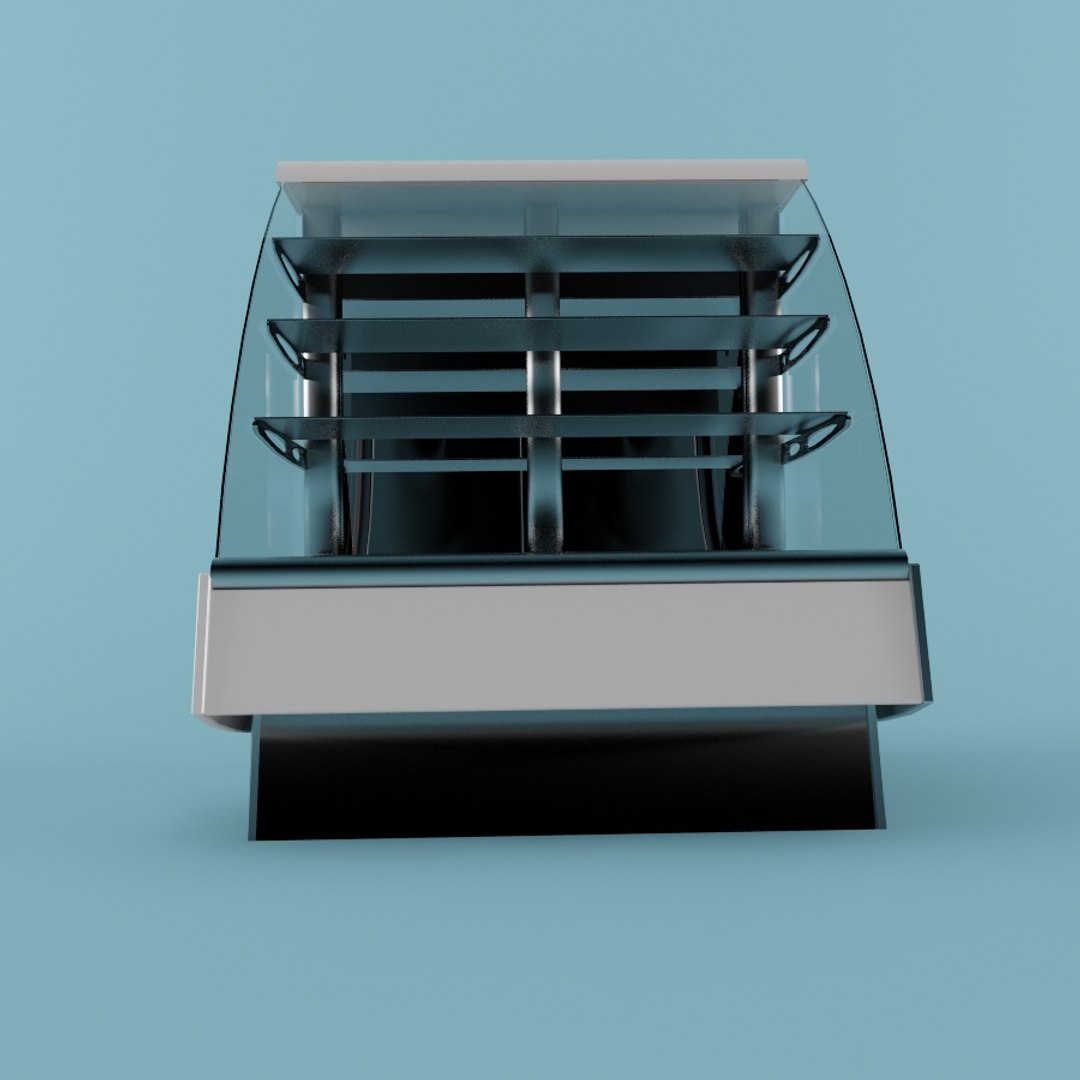 3d model of showcase