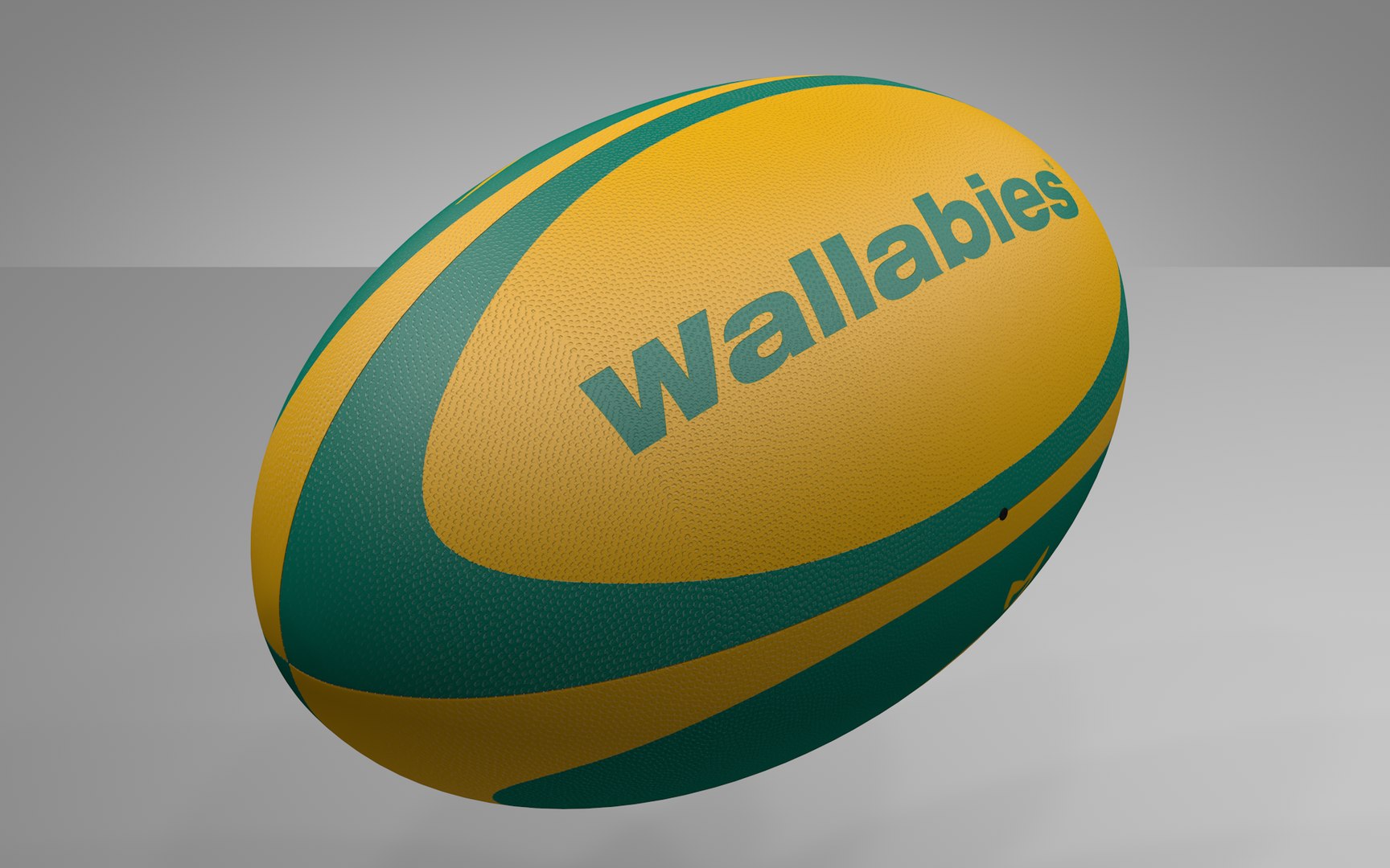 Rugby Ball Wallabies L1494 3D model - TurboSquid 1786688