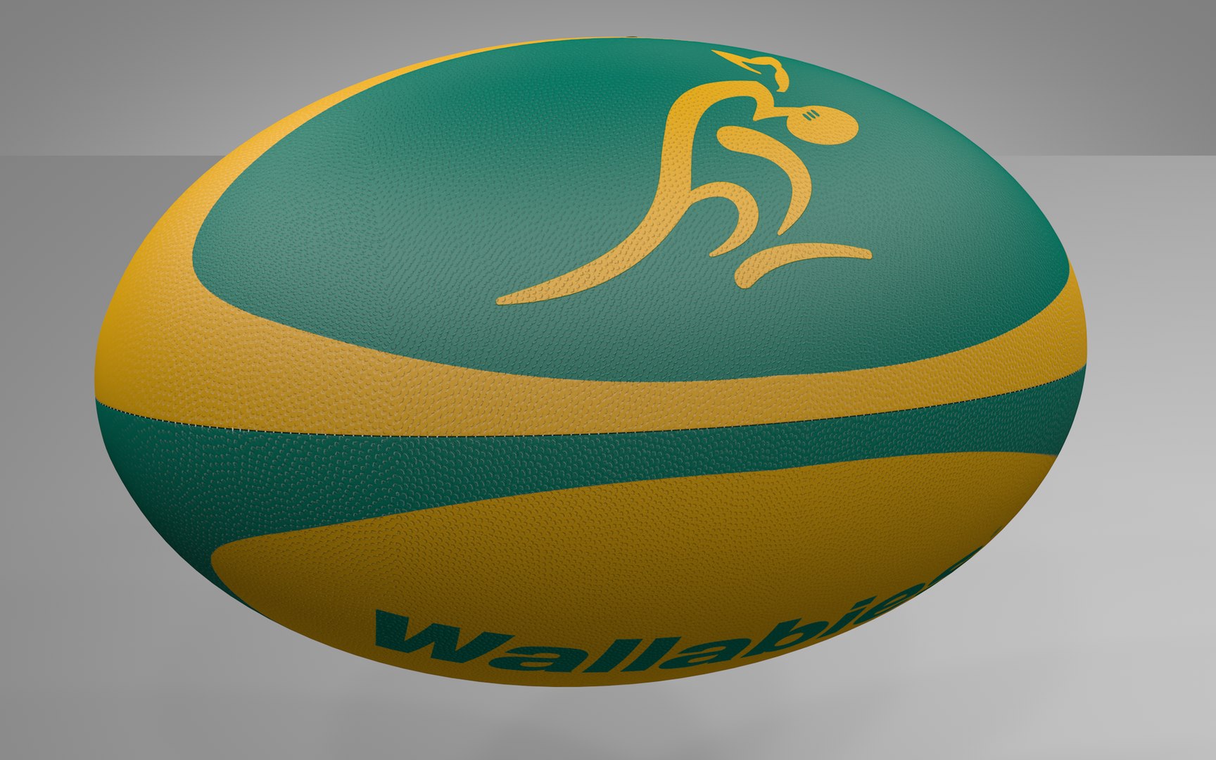 Rugby Ball Wallabies L1494 3D model - TurboSquid 1786688