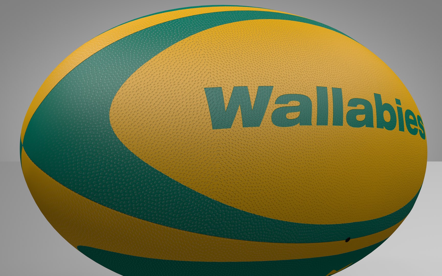 Rugby Ball Wallabies L1494 3D model - TurboSquid 1786688