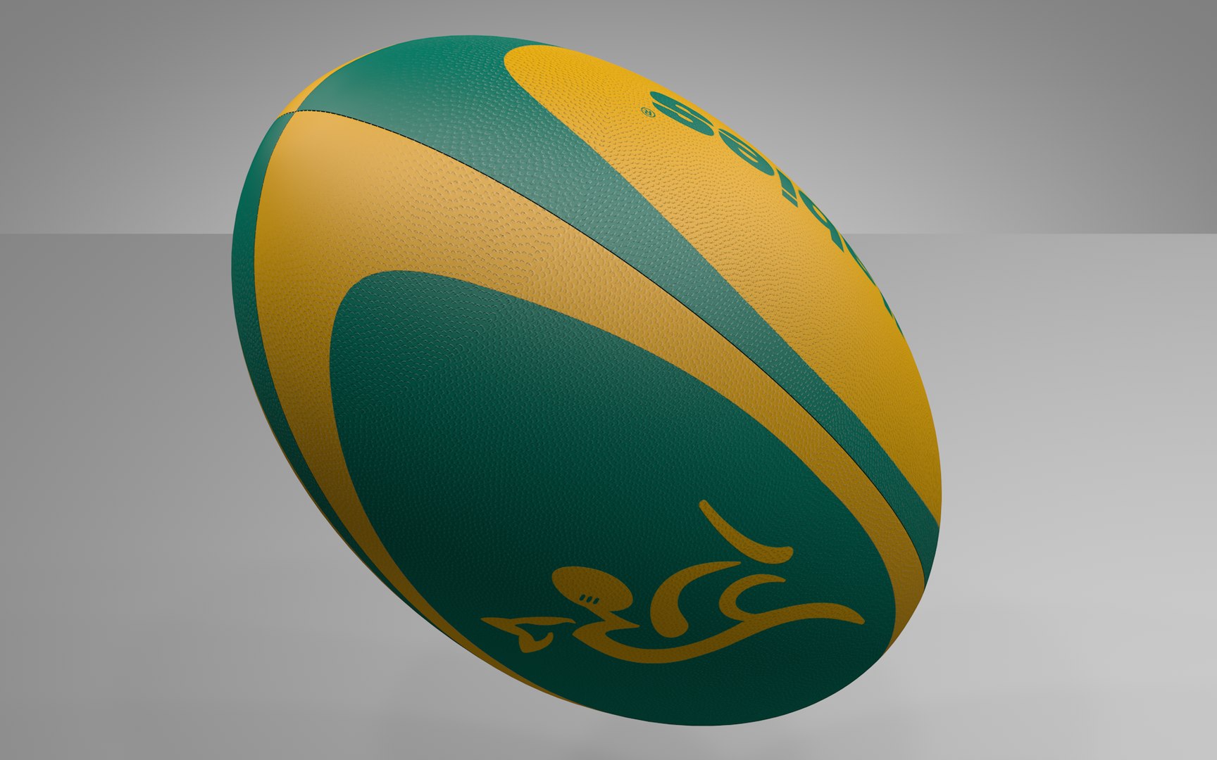 Rugby Ball Wallabies L1494 3D model - TurboSquid 1786688