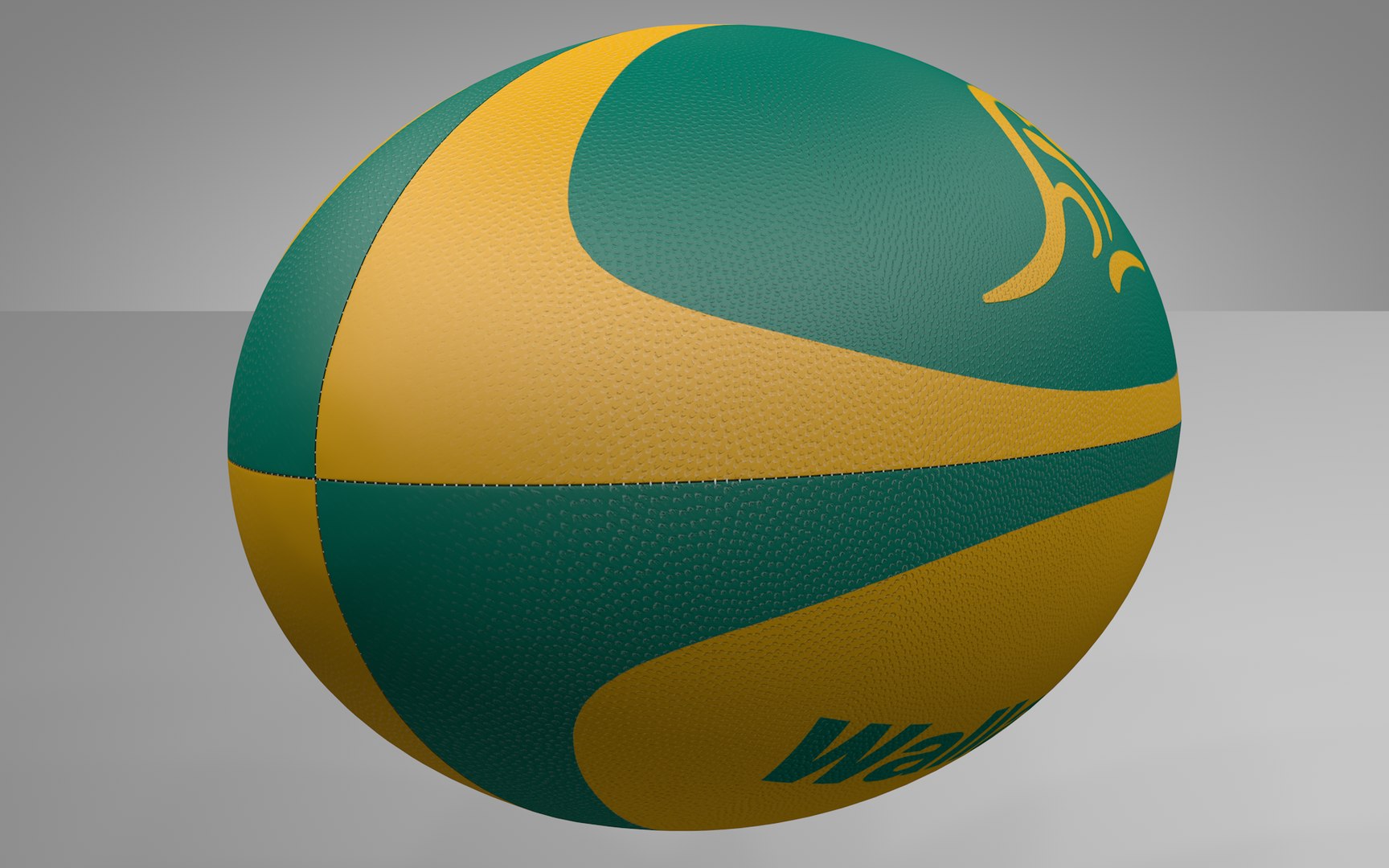 Rugby Ball Wallabies L1494 3D model - TurboSquid 1786688