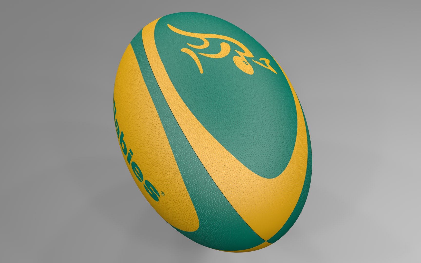 Rugby Ball Wallabies L1494 3D model - TurboSquid 1786688