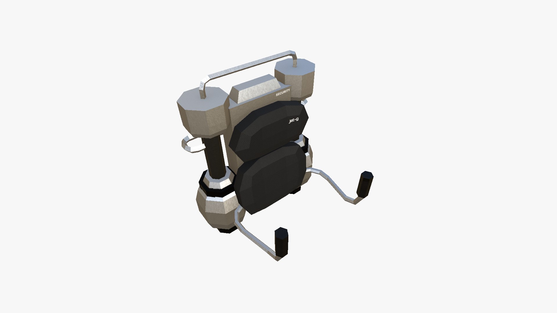 3D Jetpack Low Poly G05 - SciFi Character Design - TurboSquid 2255475