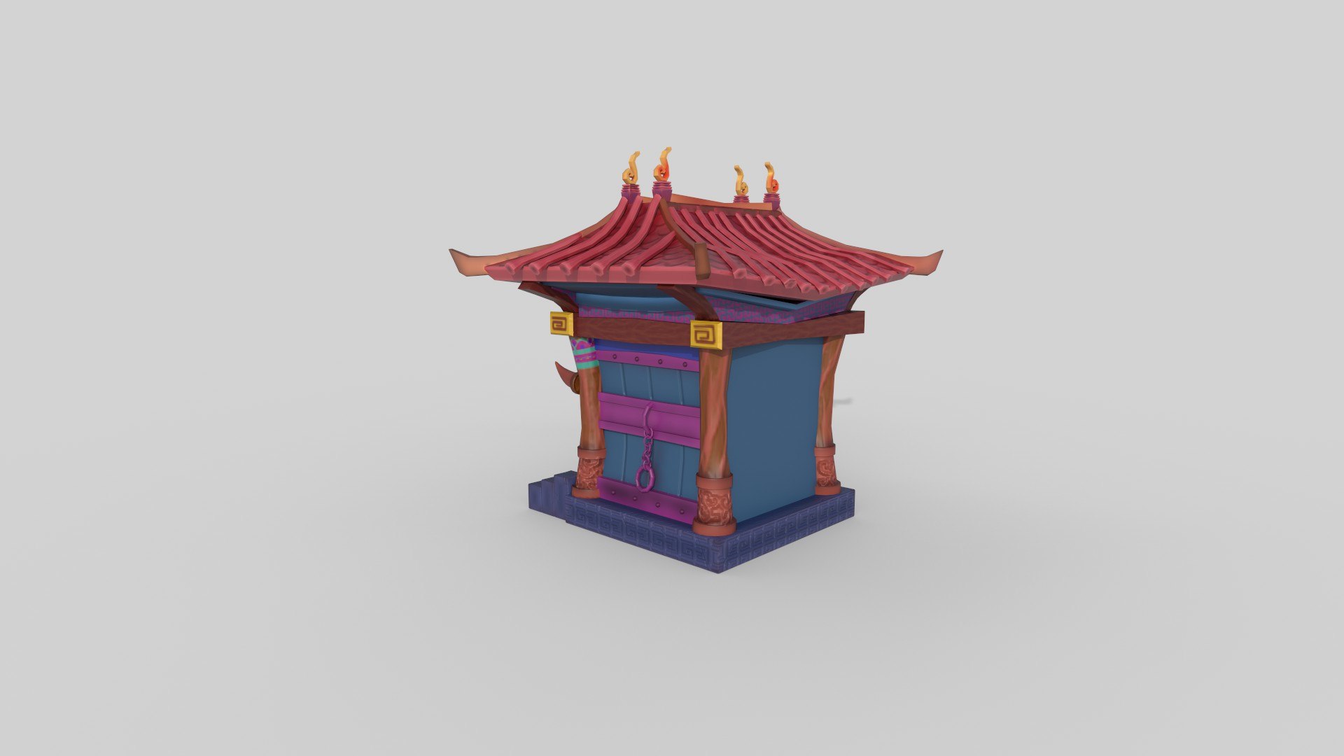Japanese Temple model - TurboSquid 1835254