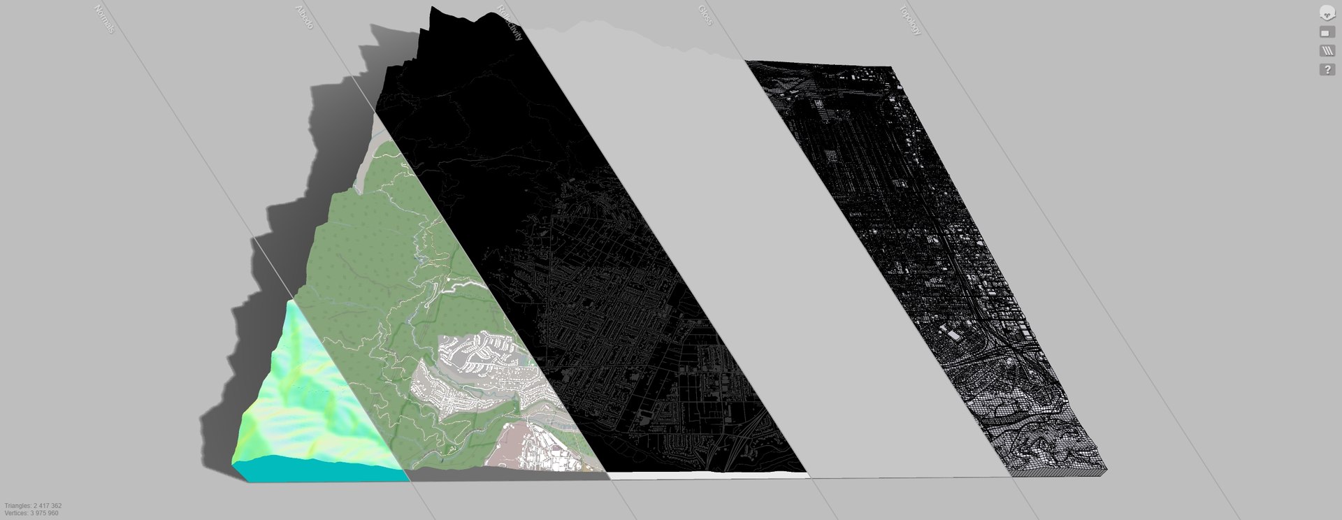 3D Cityscape Altadena Los Angeles County California United States ...