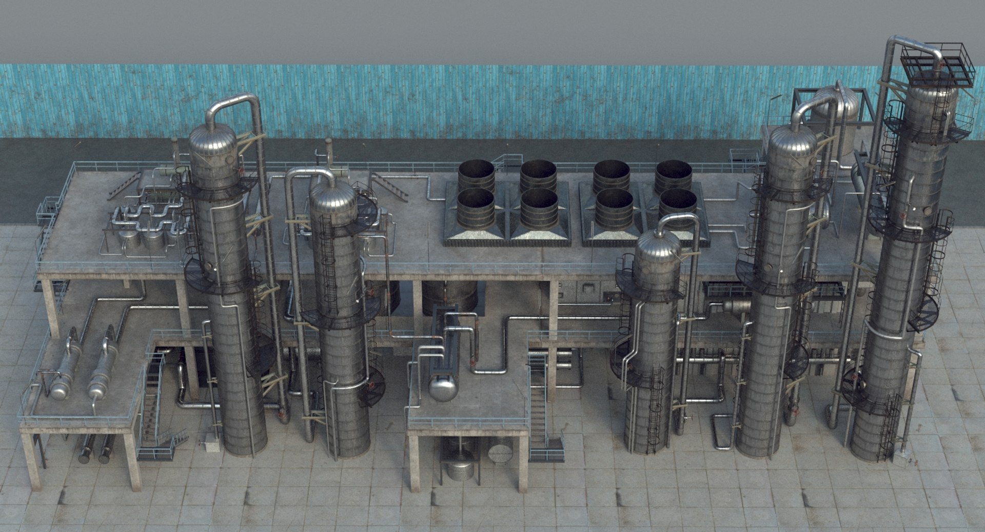 3D Refinery Industry - TurboSquid 1418246