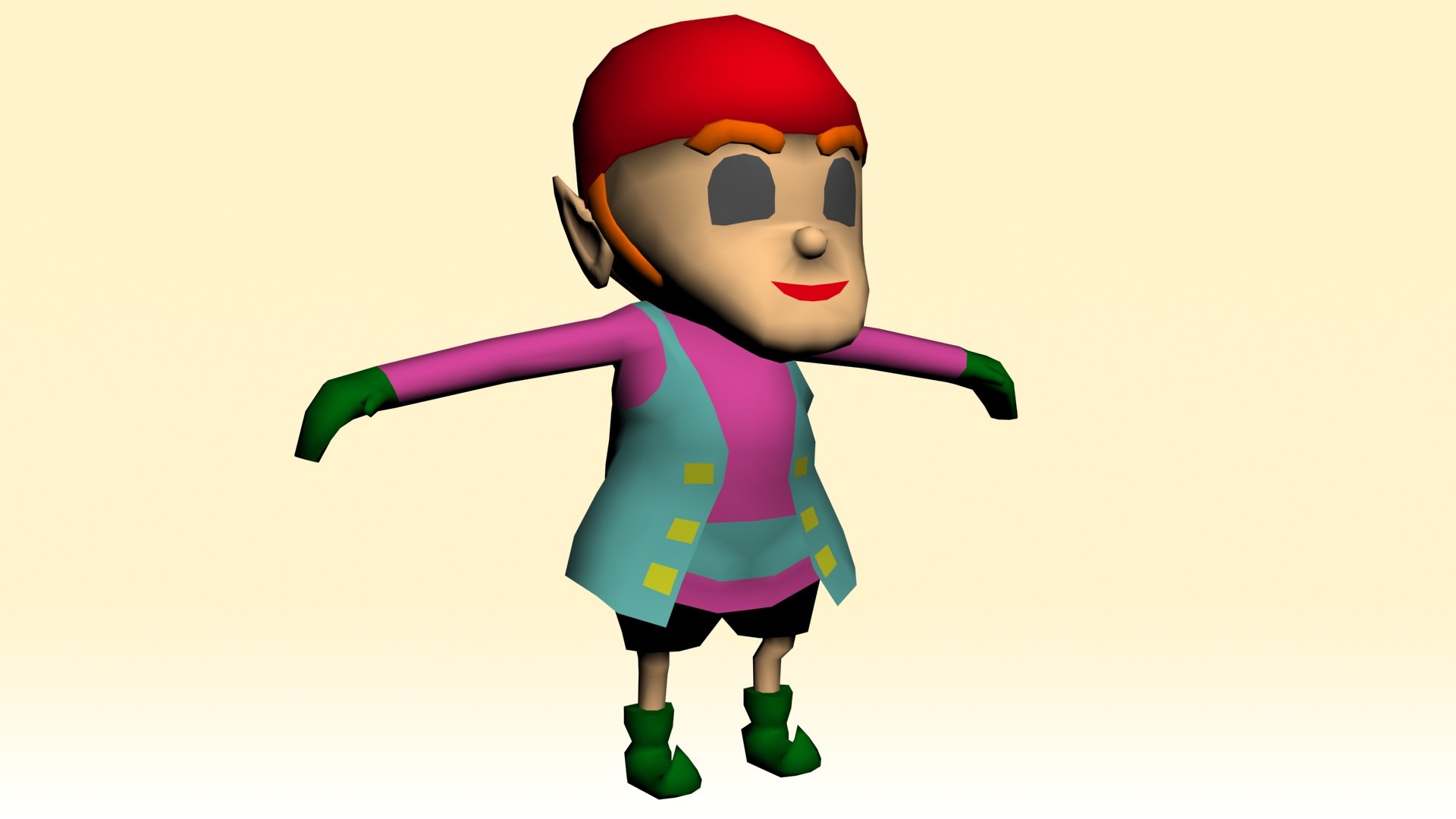 3D Model GAME MODEL LOW POLY PP 01 - TurboSquid 2220736