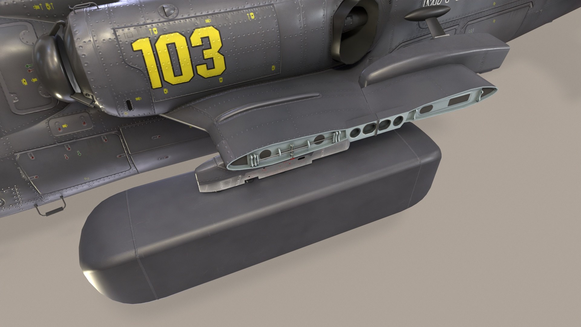 3D Kamov Ka-52K Katran Static - TurboSquid 1984971