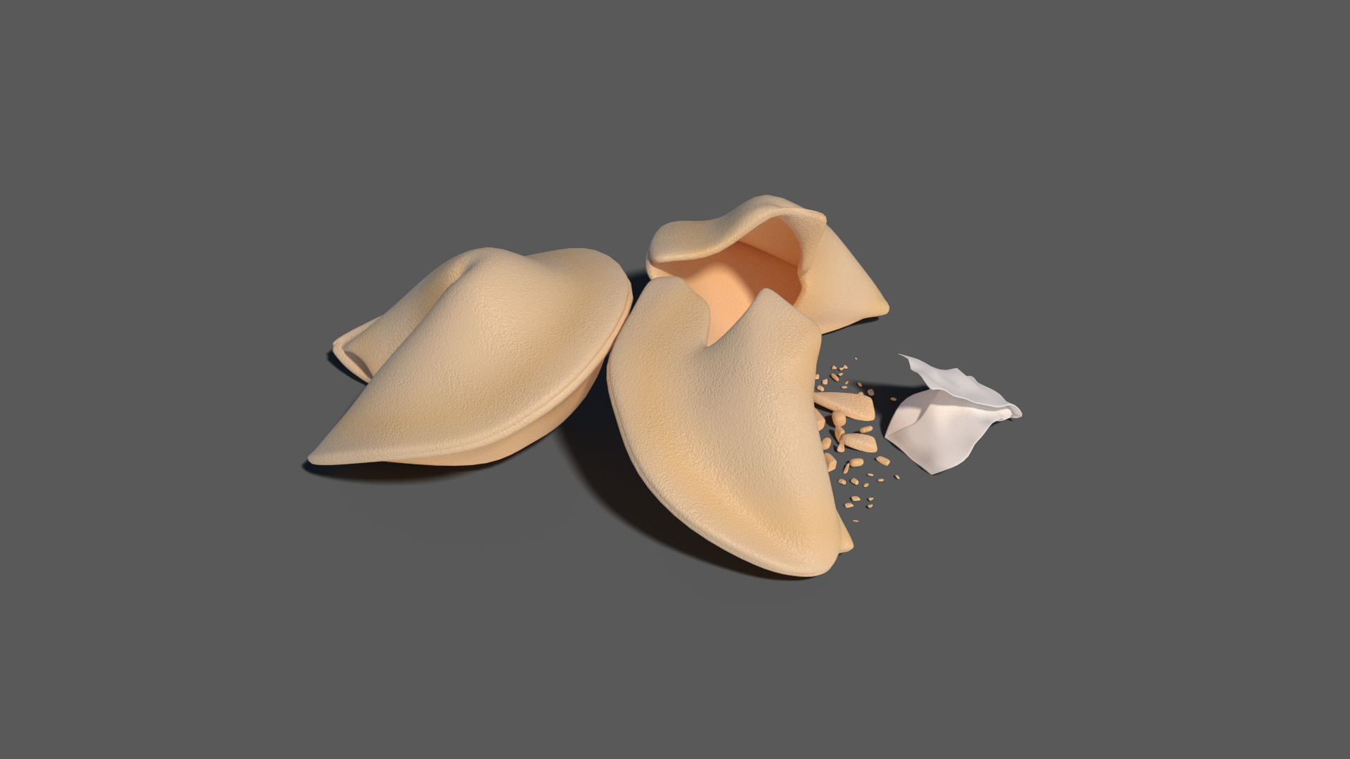 Fortune Cookies 3D Model - TurboSquid 1716063
