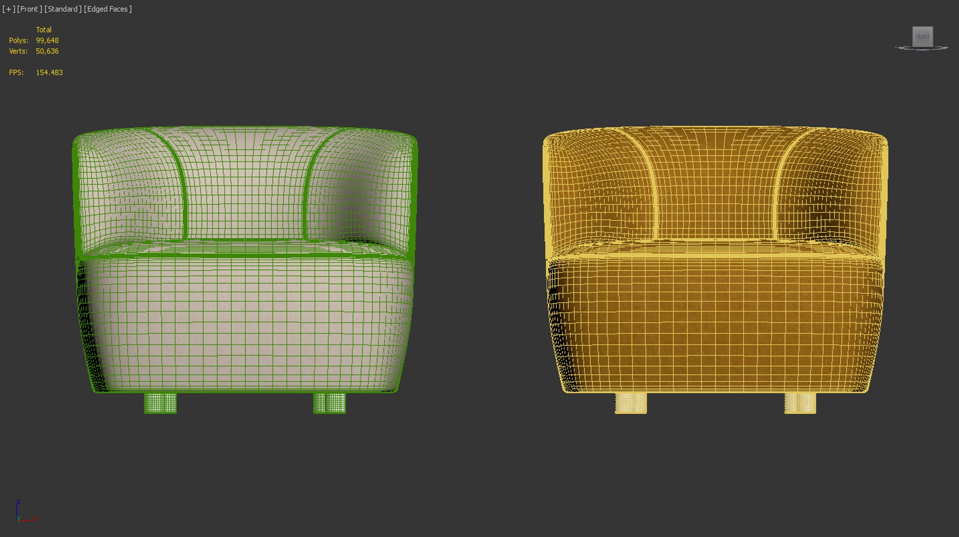 3D Elain Armchair By Molteni And C - TurboSquid 1758660