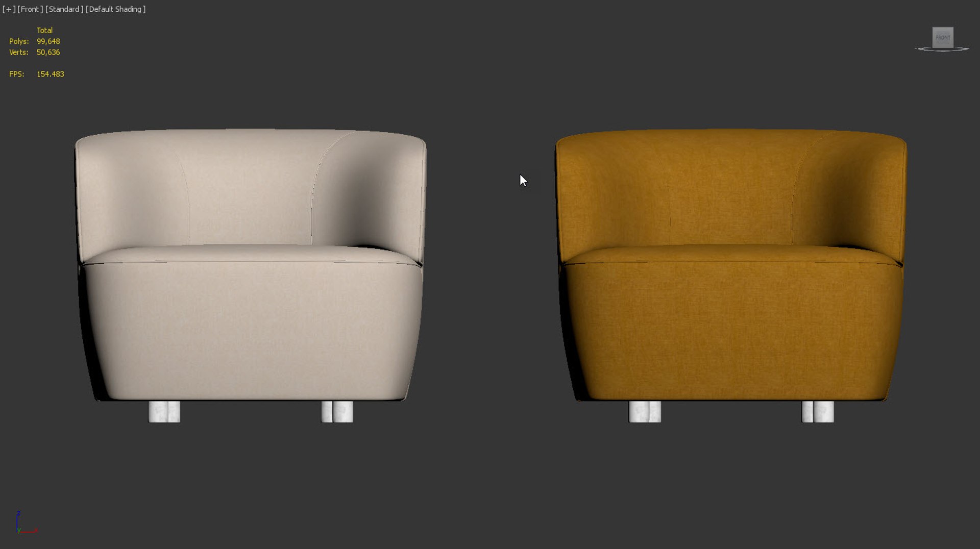 3D Elain Armchair By Molteni And C - TurboSquid 1758660