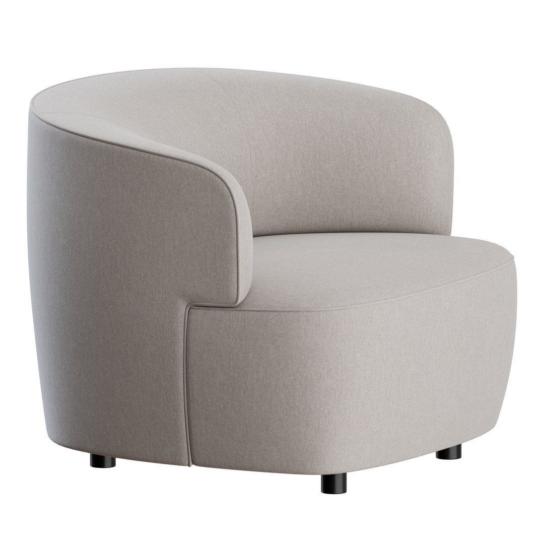 3D Elain Armchair By Molteni And C - TurboSquid 1758660