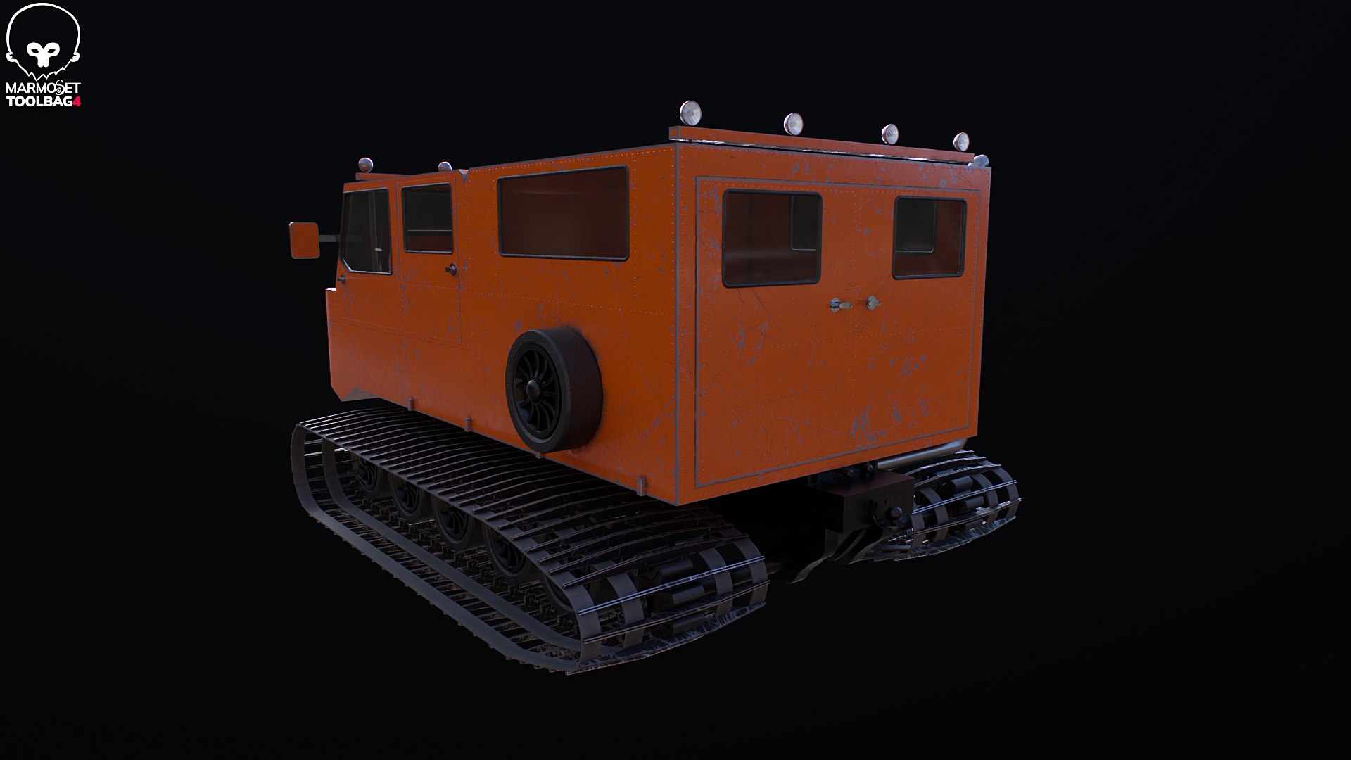 Thiokol Spryte Snowcat 3D Model - TurboSquid 2156016