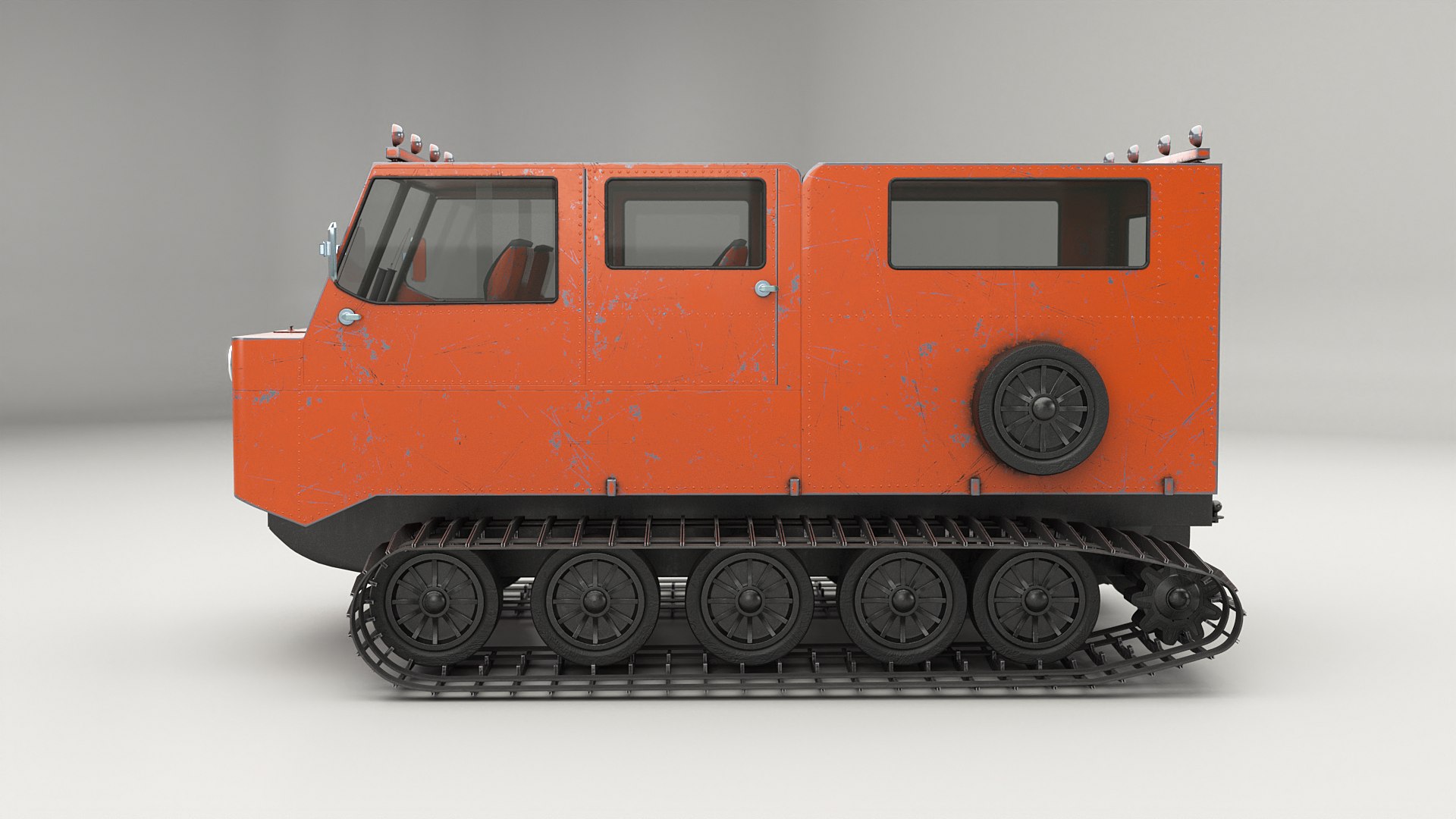Thiokol Spryte Snowcat 3D Model - TurboSquid 2156016