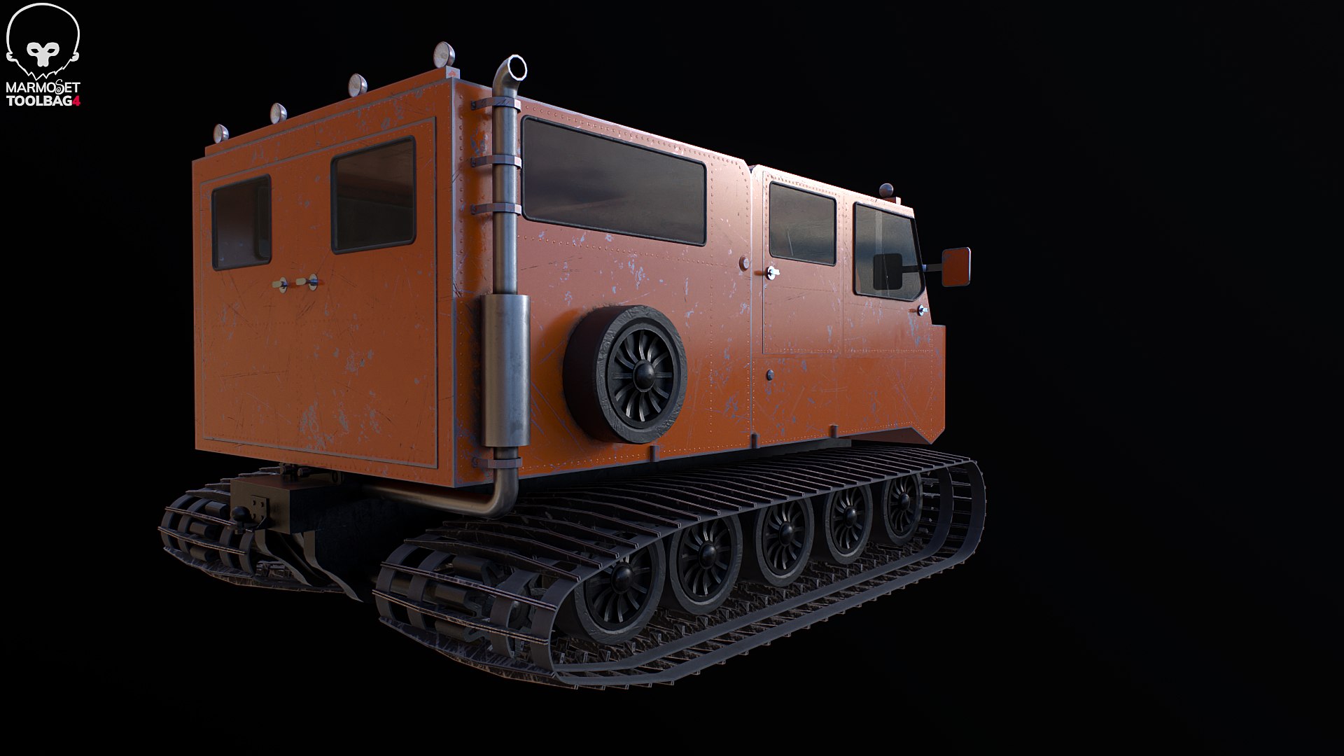 Thiokol Spryte Snowcat 3D Model - TurboSquid 2156016