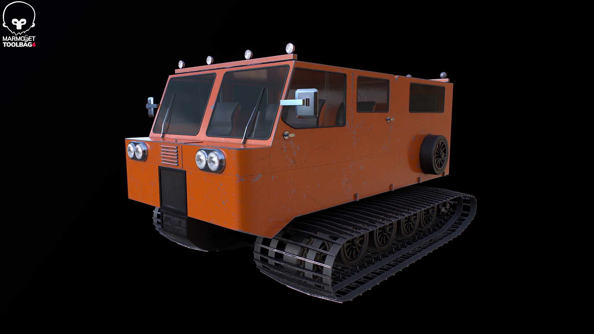 Thiokol Spryte Snowcat 3D Model - TurboSquid 2156016