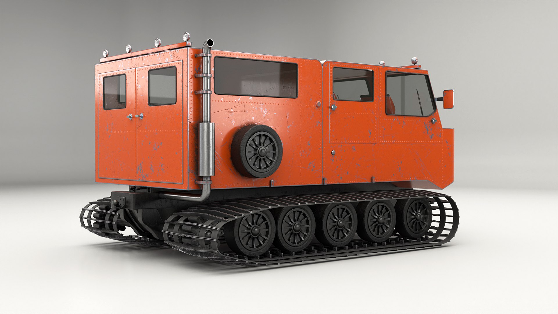 Thiokol Spryte Snowcat 3D Model - TurboSquid 2156016