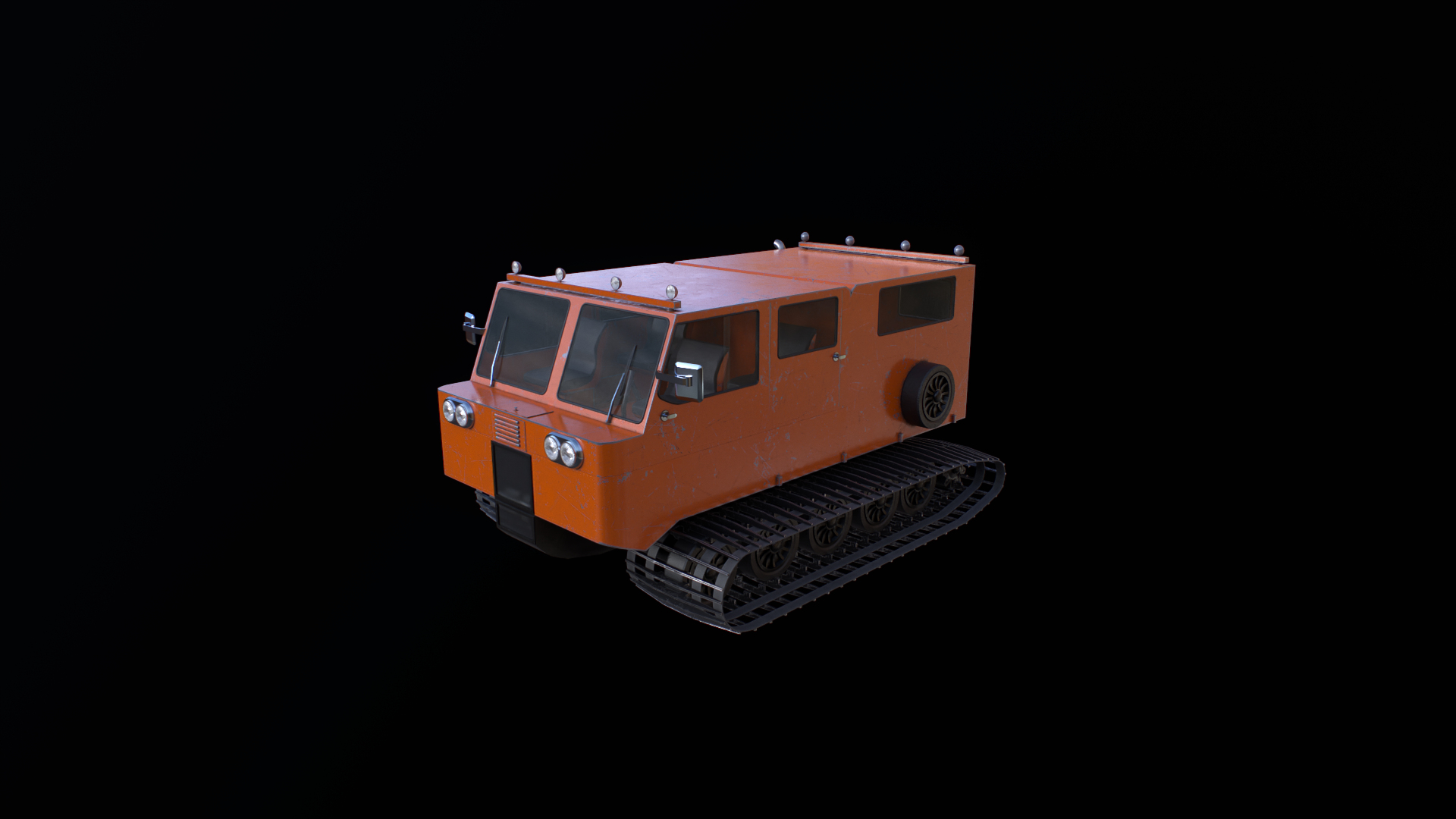 Thiokol Spryte Snowcat 3D Model - TurboSquid 2156016