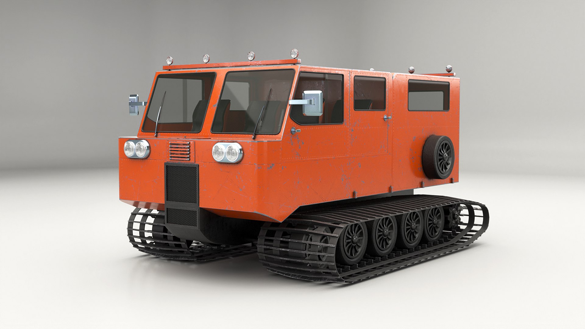 Thiokol Spryte Snowcat 3D Model - TurboSquid 2156016