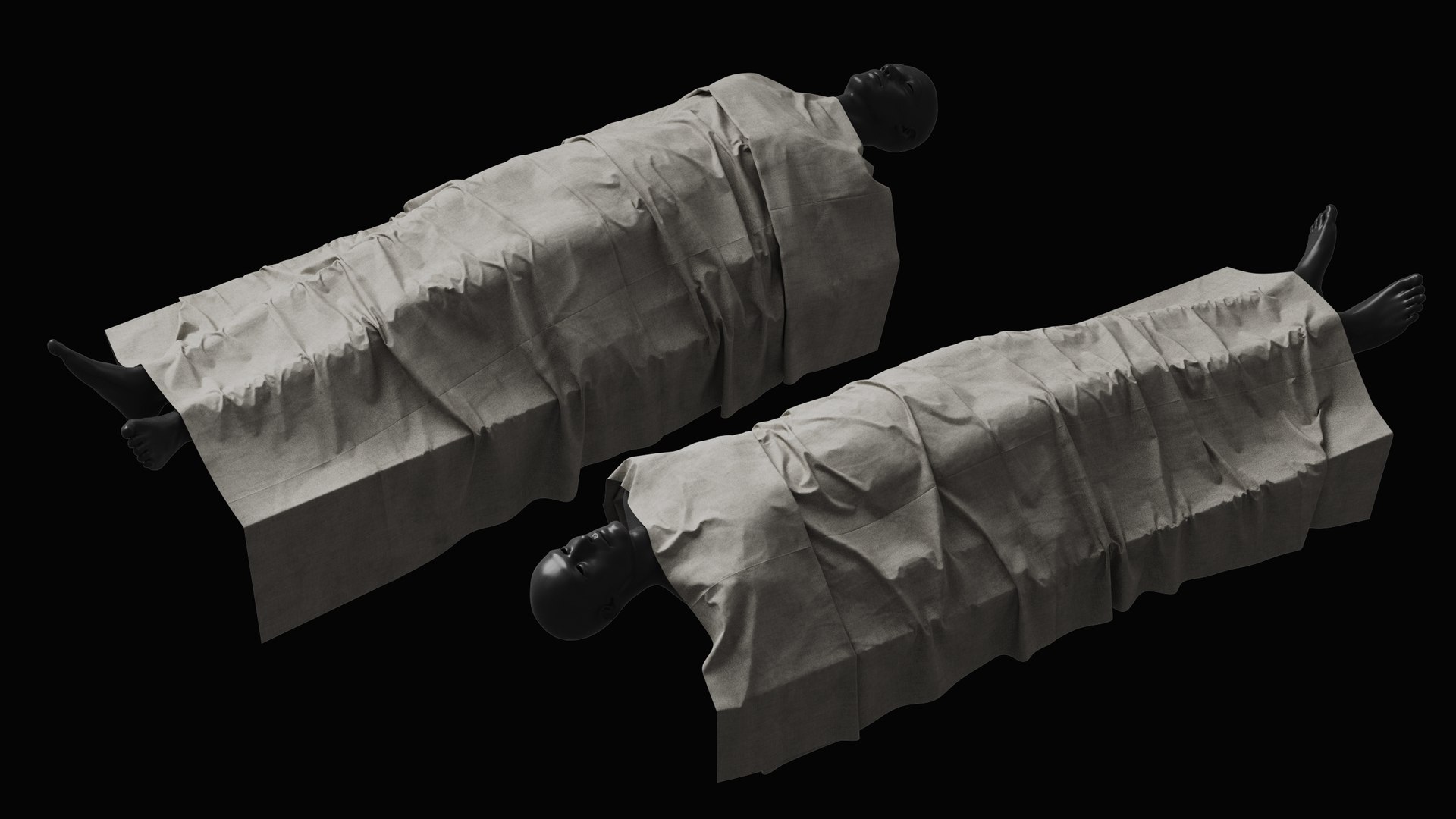 3D Covered Corpse Collection V1 B Model - TurboSquid 2368457