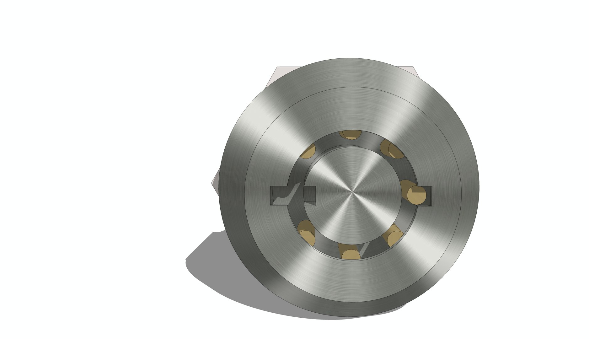 3D Model Tubular Lock Screw Type - TurboSquid 2183565