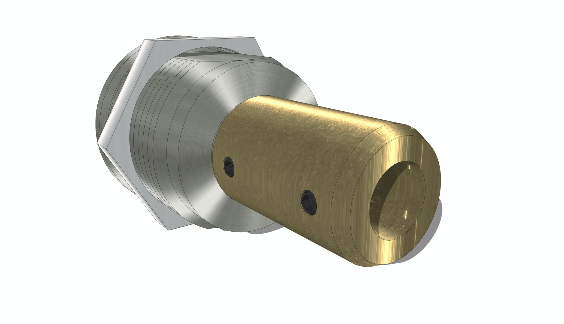 3D Model Tubular Lock Screw Type - TurboSquid 2183565