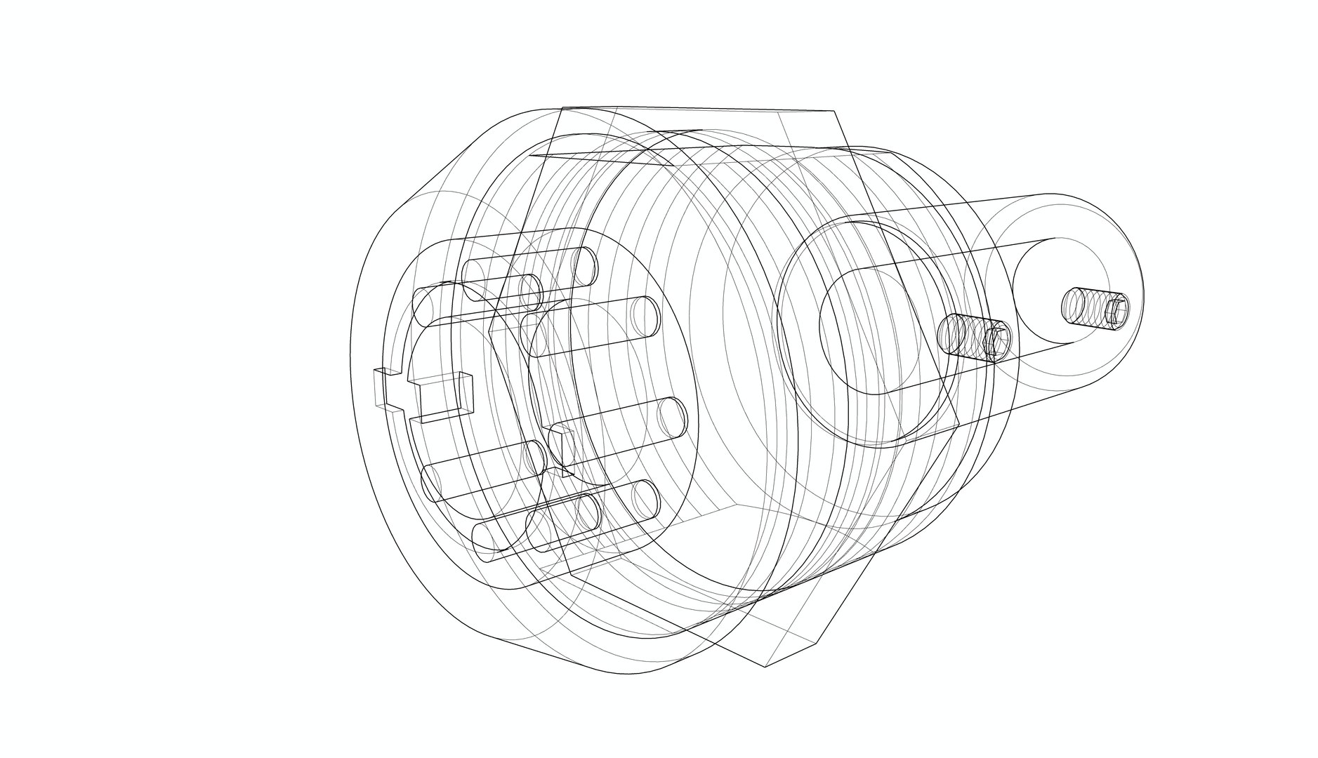 3D Model Tubular Lock Screw Type - TurboSquid 2183565