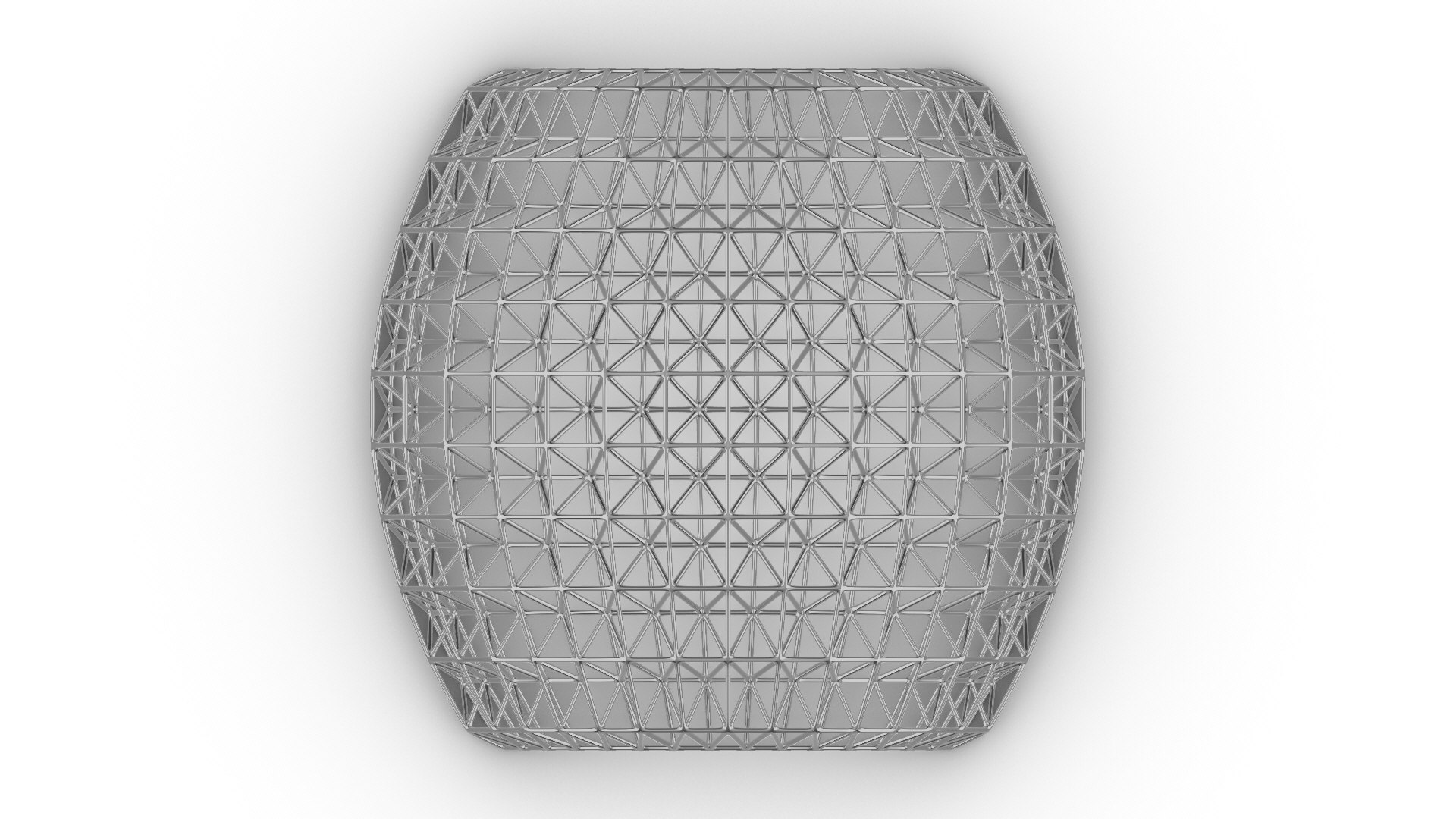 3D Outdoor Truss Gridshell Structure - TurboSquid 2345472