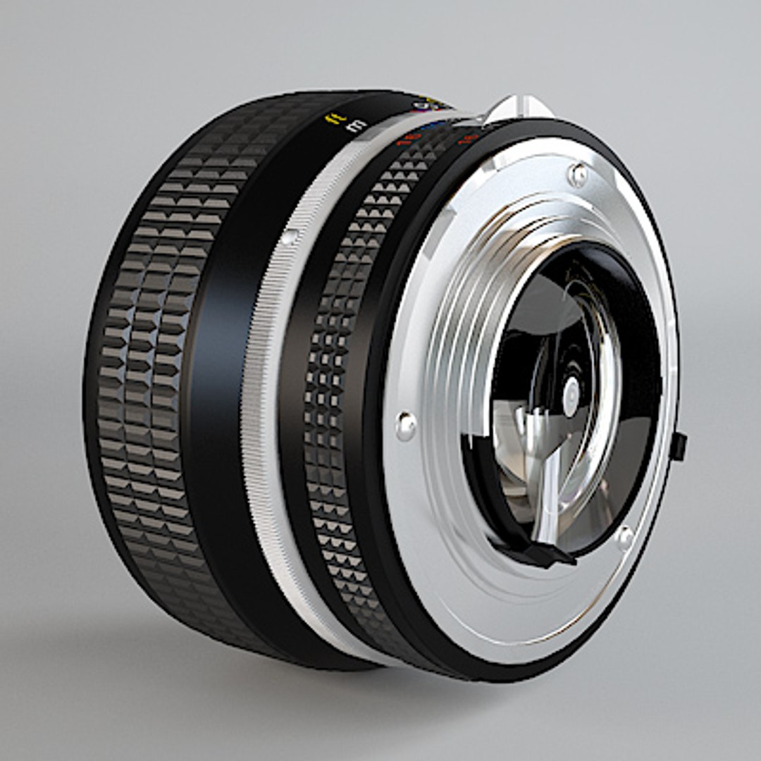 3ds Max Nikon Lens F 1