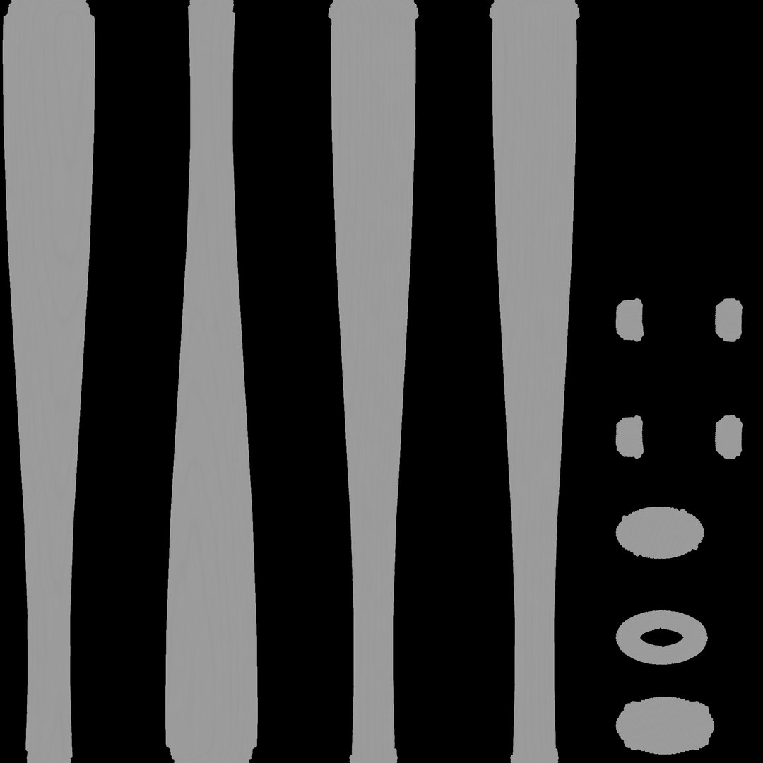 3D Baseball Bat Model - TurboSquid 2023576